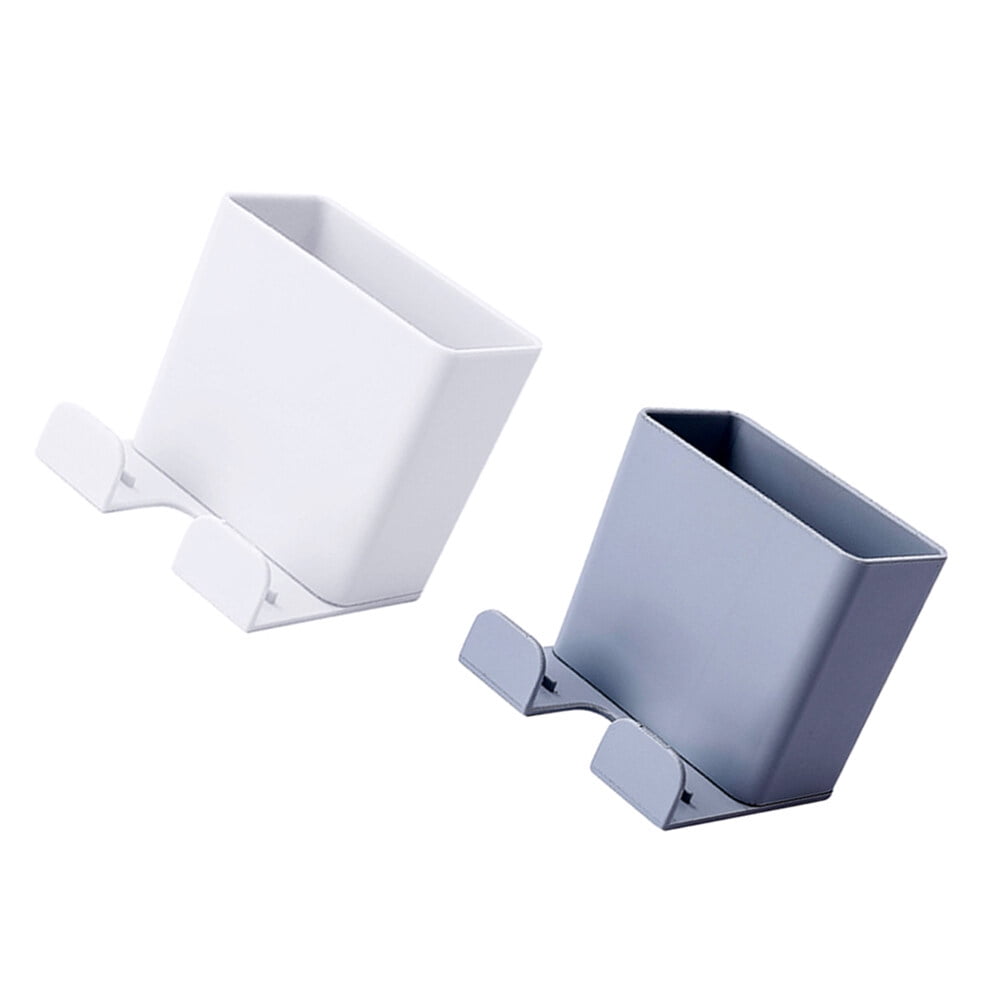 HOMEMAXS Wall Mounted Remote Controller Organizer with Phone Charging ...