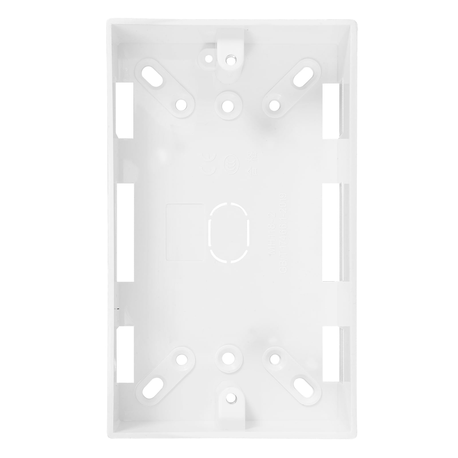 White Plastic Socket Box for Cable Management Thickened Design Durable ...