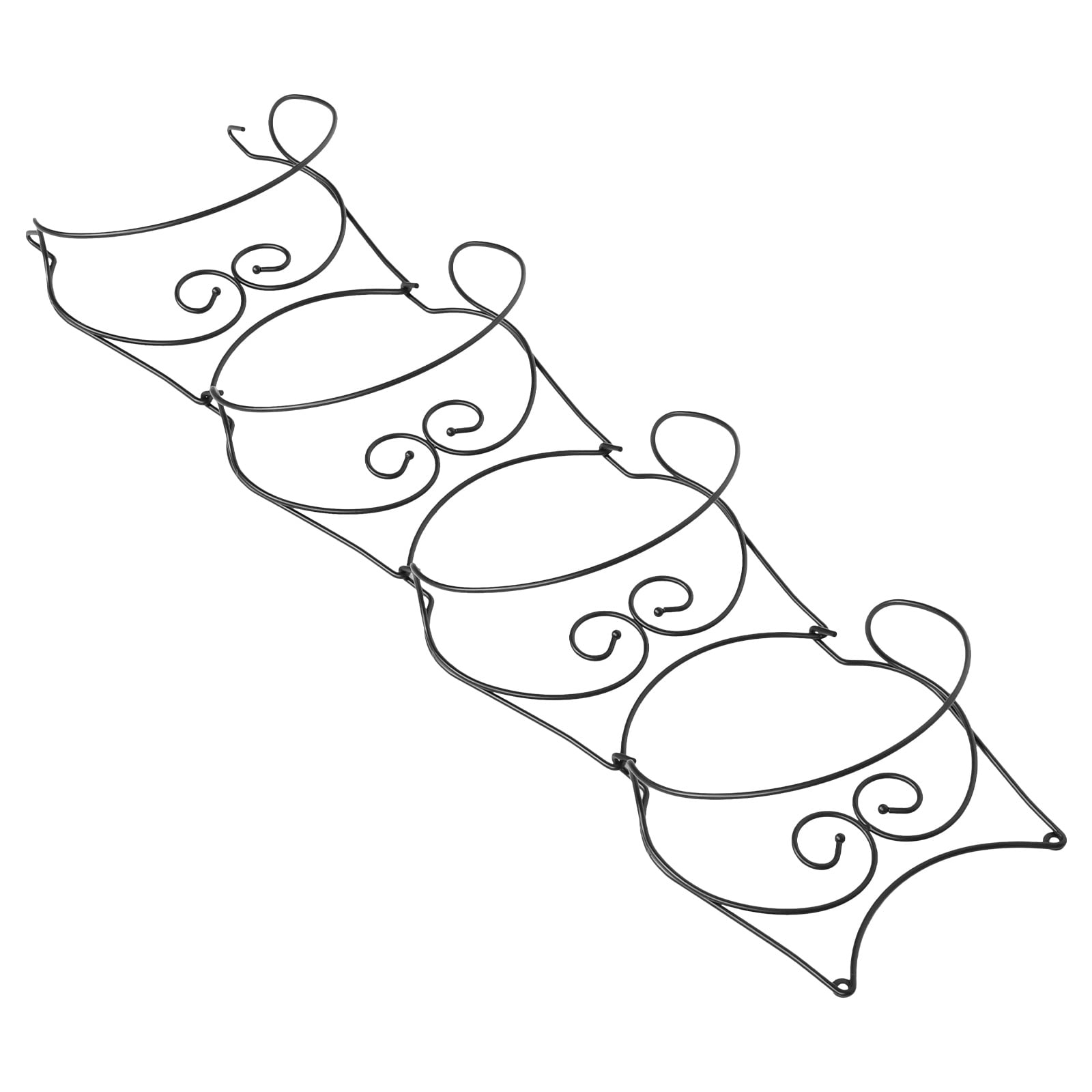 HOMEMAXS Wall Towel Storage Racks 4 Layers Wall Mount Towel Holder Bath ...