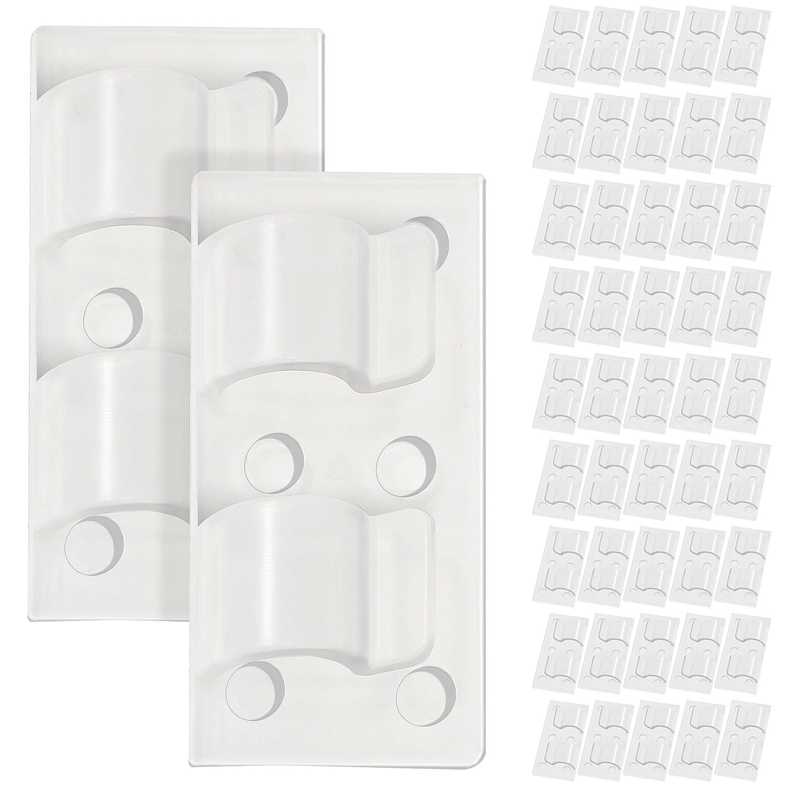 HOMEMAXS Wall Wire Management Kit with Adhesive Cable Clips for Cord ...