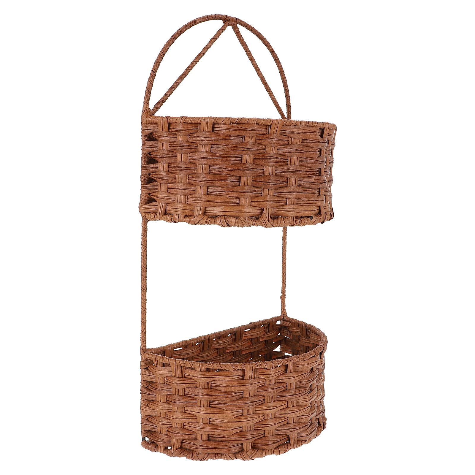 HOMEMAXS Wall-mounted Storage Basket Home Room Sundries Container ...