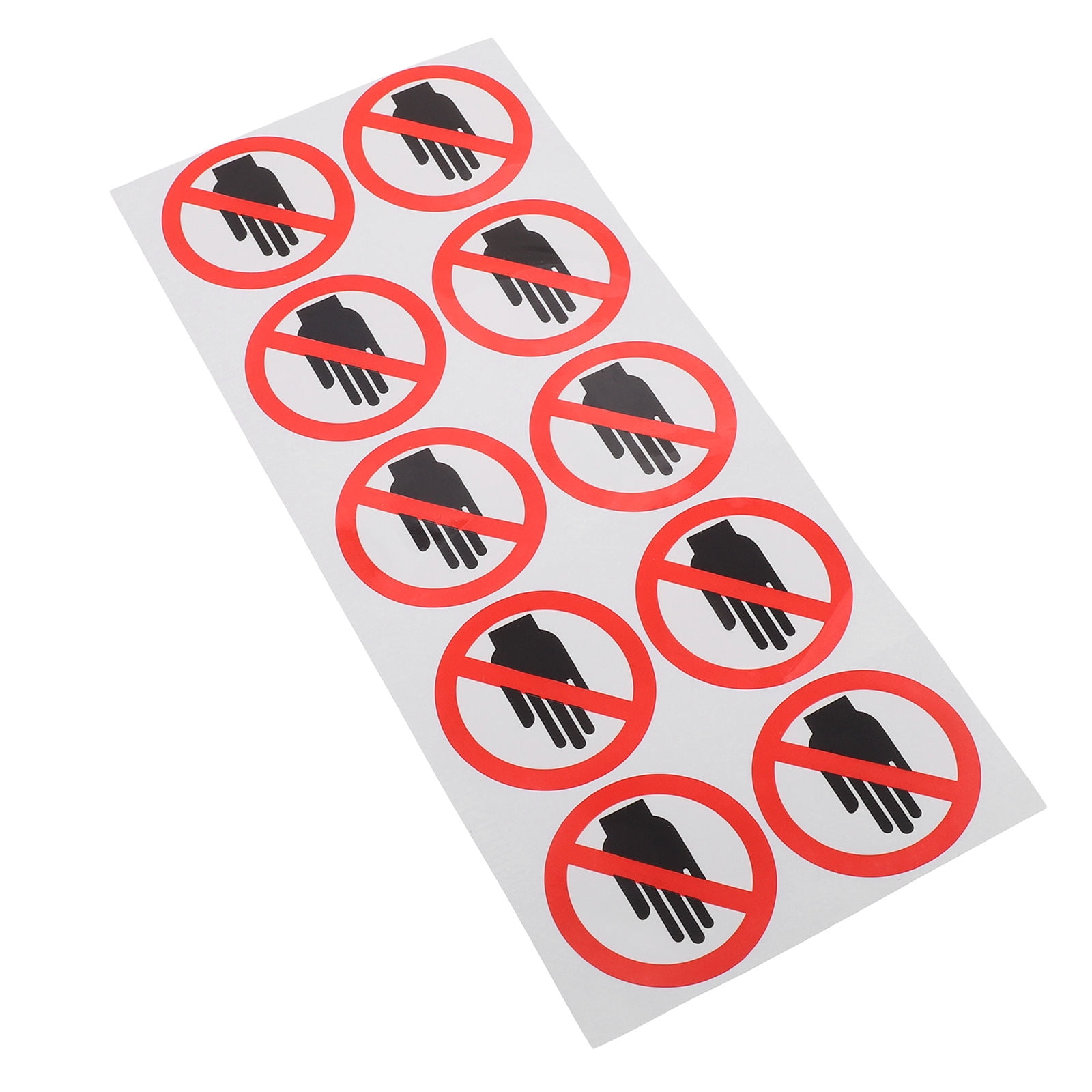 HOMEMAXS Warning Do Not Touch Stickers Waterproof Safety Labels for ...