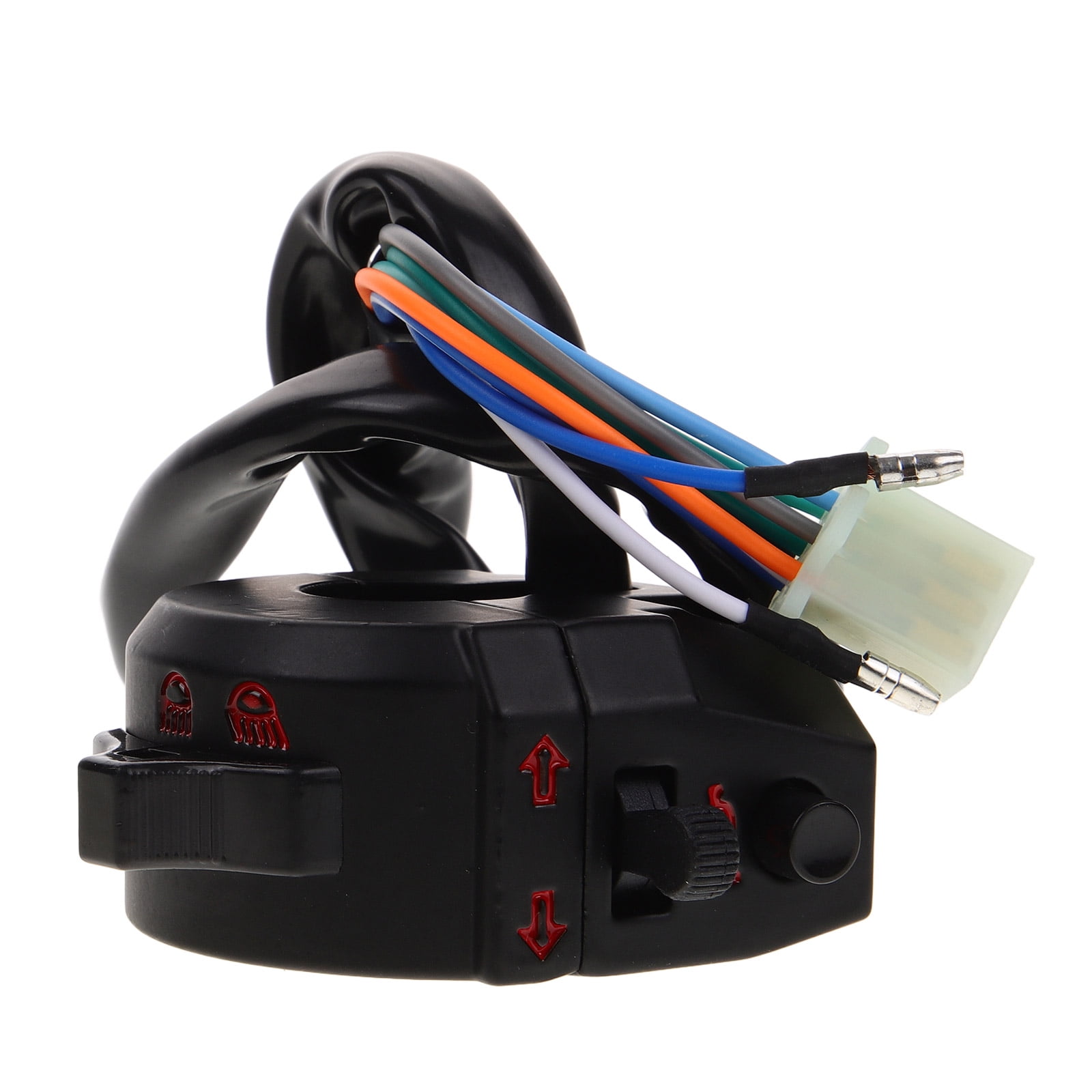 HOMEMAXS Warning Light Switch Replacement Handlebar Motorcycle Work ...