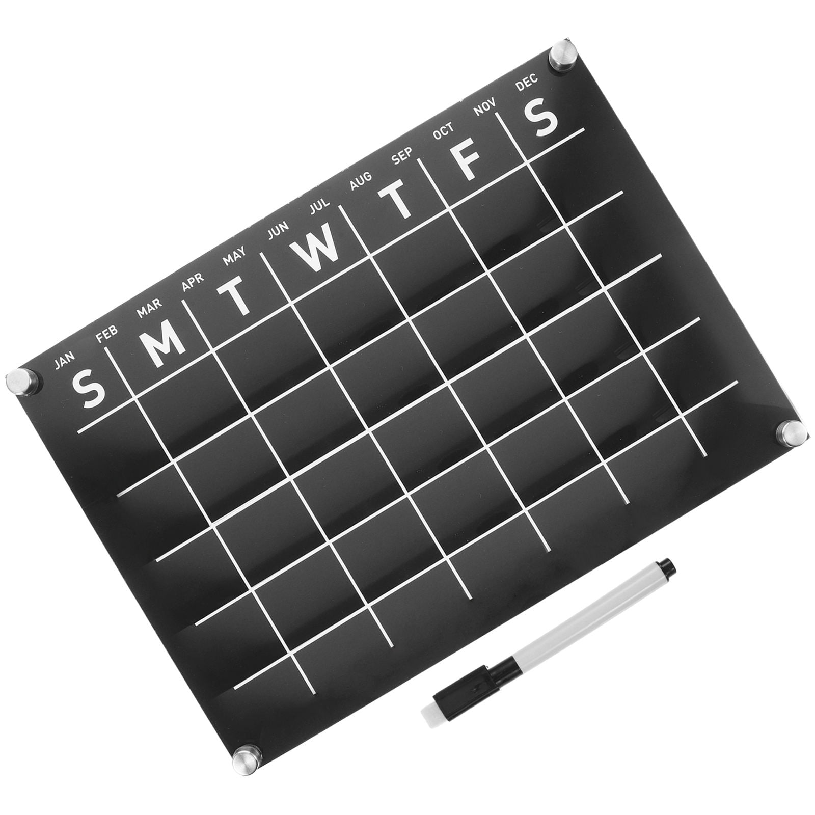 HOMEMAXS Washable Acrylic Note Board Desktop Message for Home Student ...