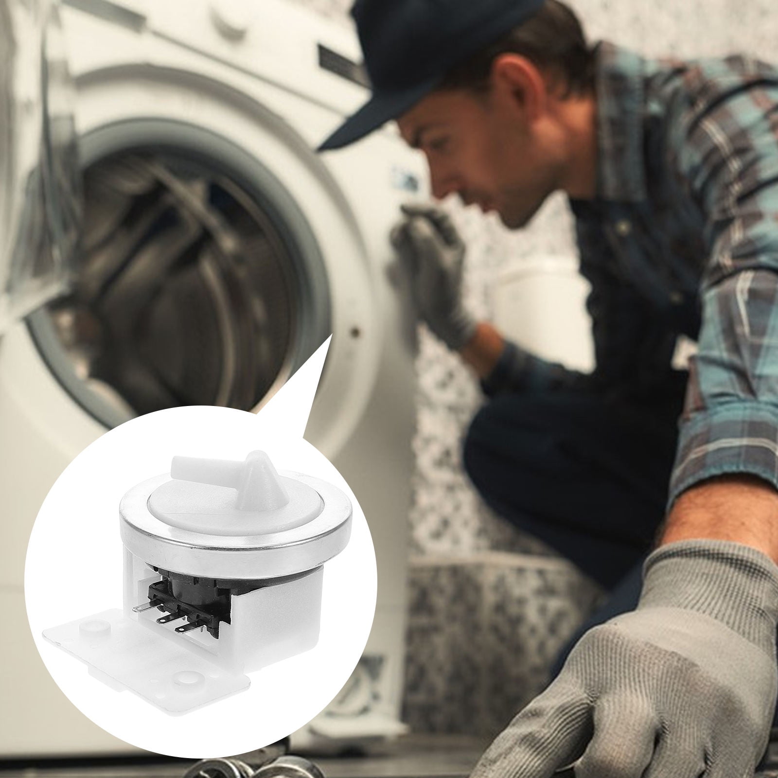 HOMEMAXS Washing Machine Pressure Sensor Water Level Sensor Washer ...