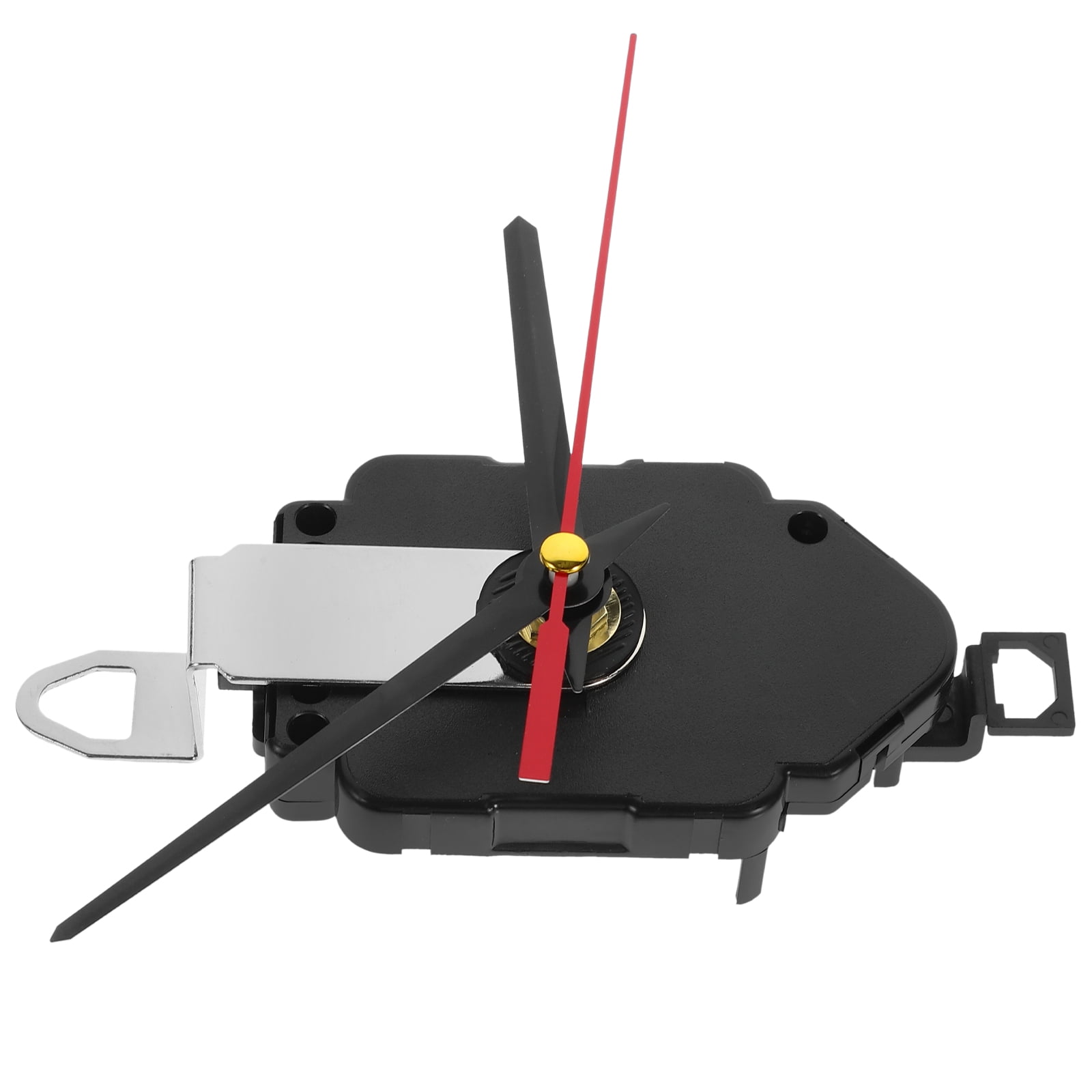 HOMEMAXS DIY Clock Movement Made of Plastic for Wall Clocks with Black ...
