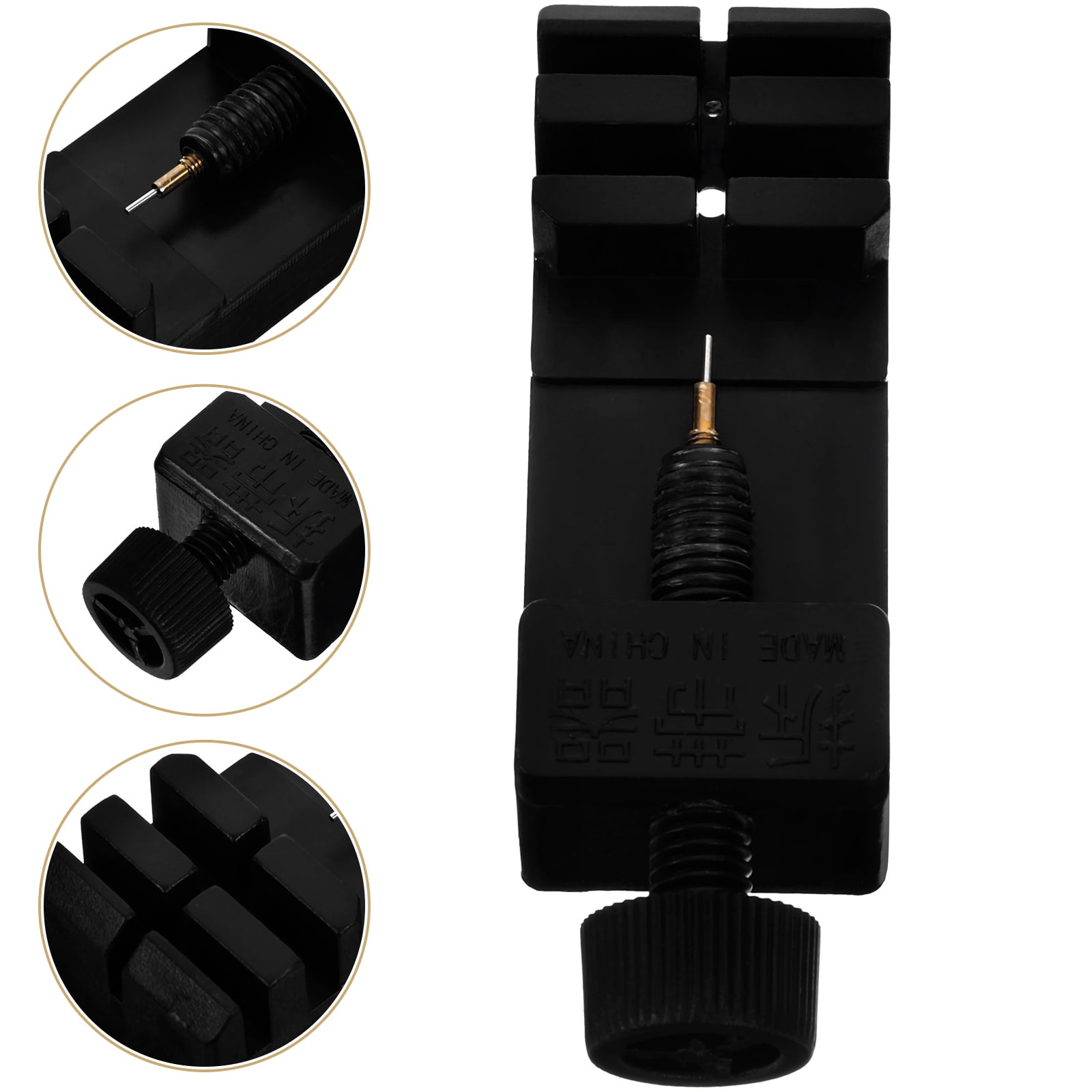 HOMEMAXS Watch Strap Removal Wristwatch Back Remover Black - Walmart.com