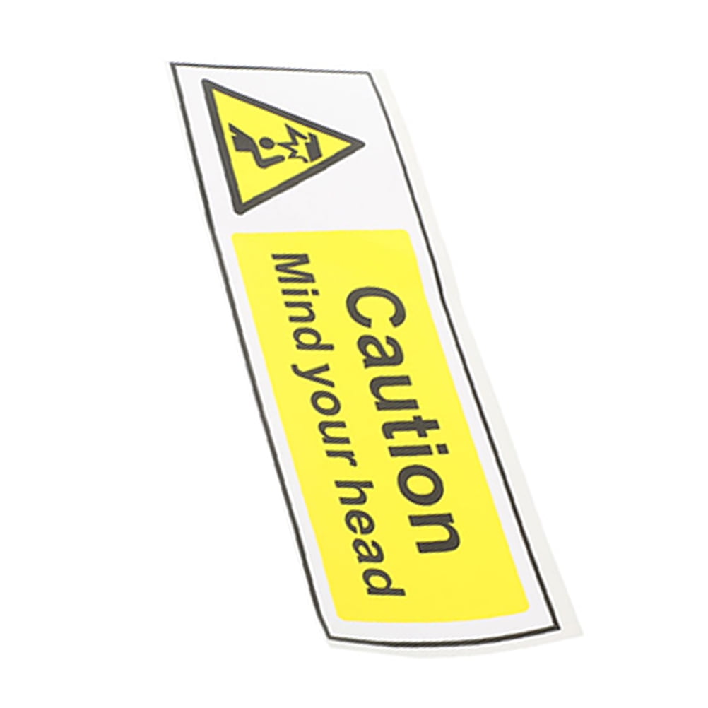 HOMEMAXS Watch Your Head Sign Low Clearance Warn Sign Caution Sticker ...