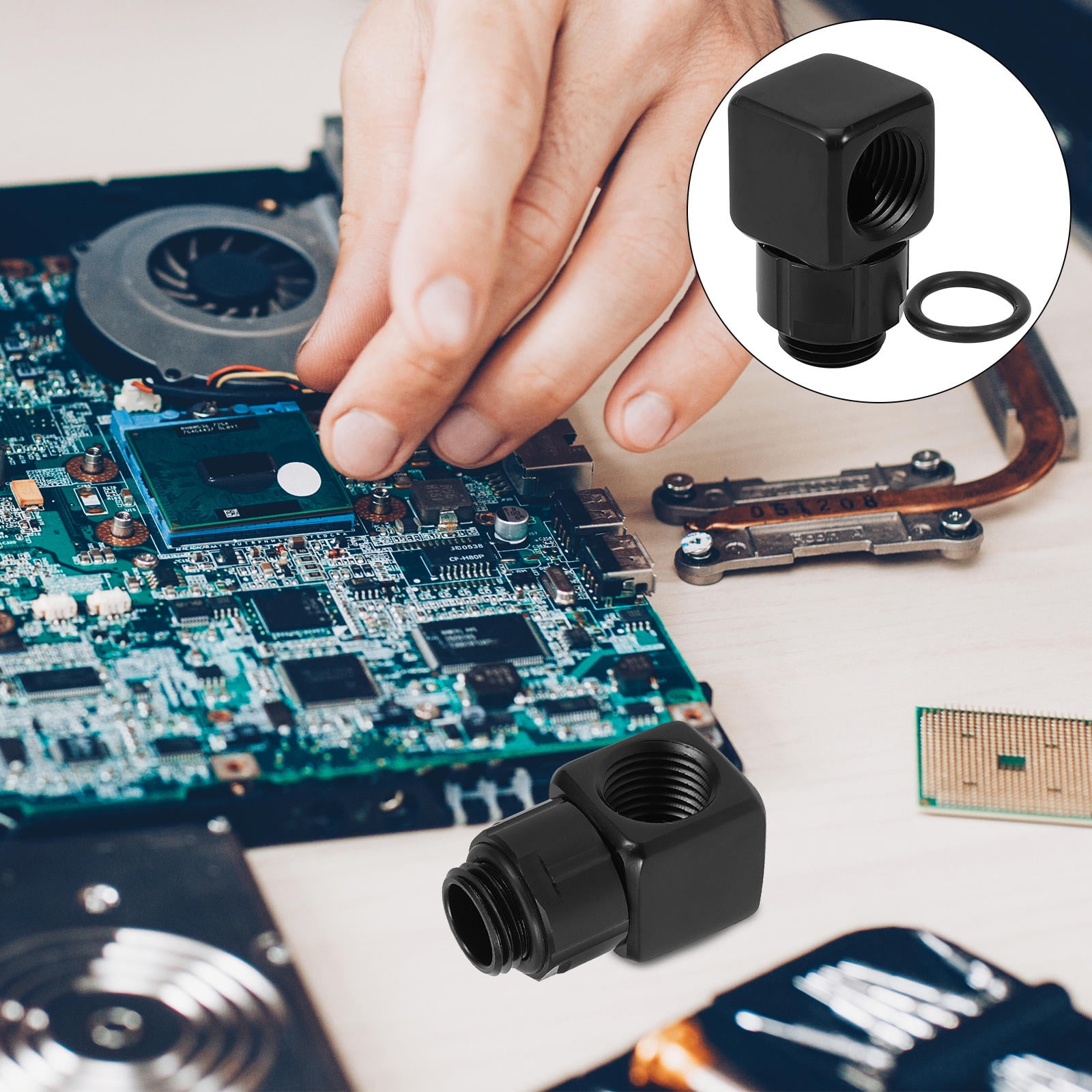 HOMEMAXS Water Cooling Fitting Computer Water Cooling System Rotary ...