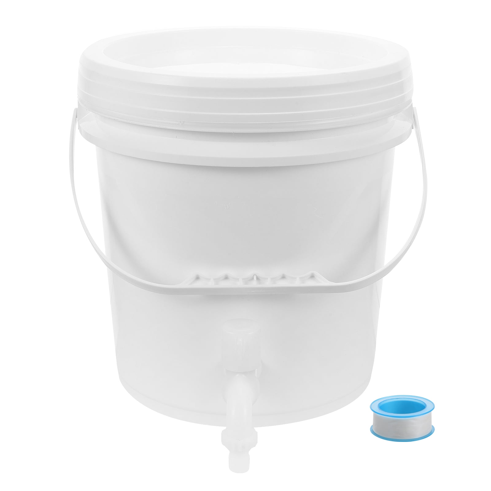 HOMEMAXS Portable Water Container with Faucet for Storage Use 10Liter ...