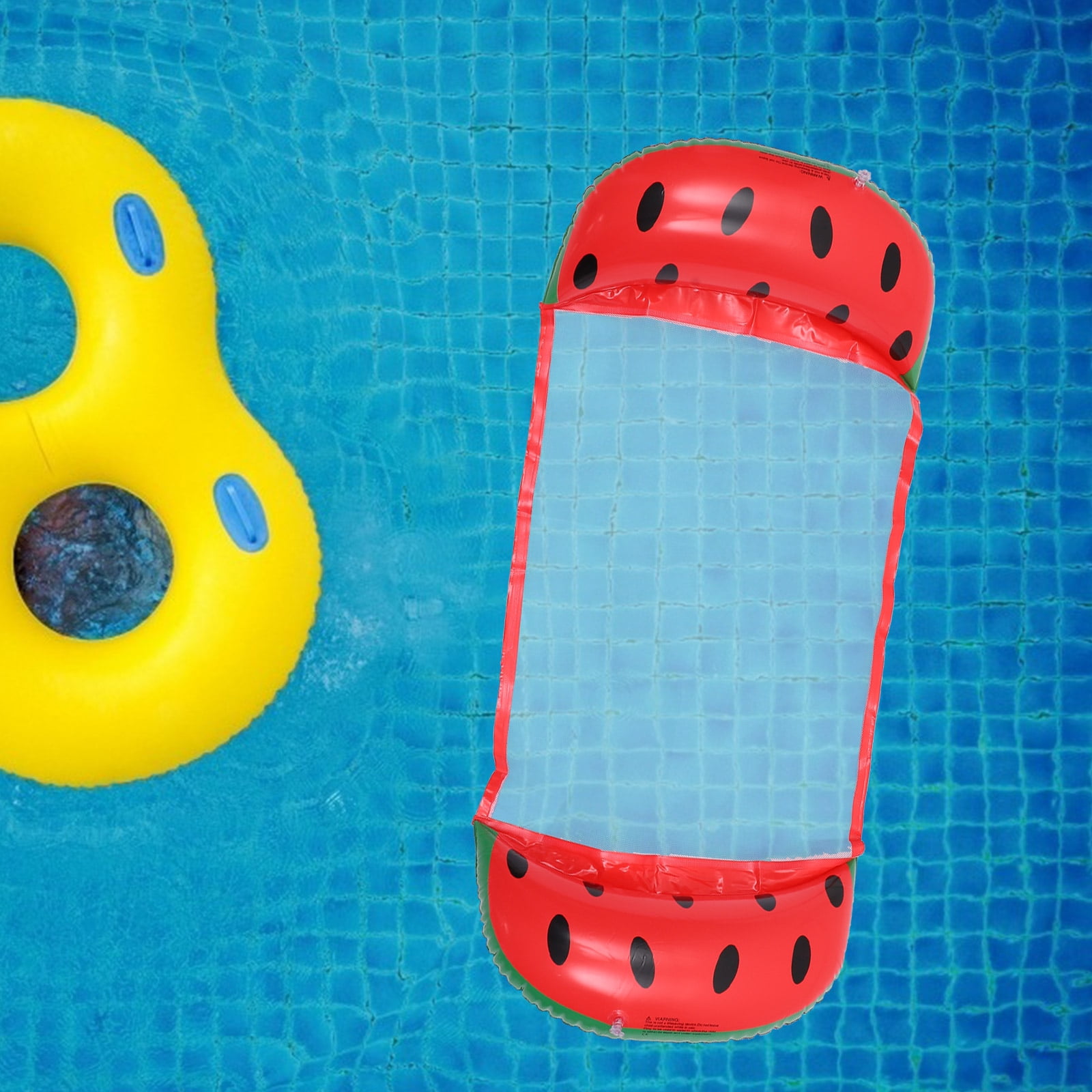 Watermelon Red Inflatable Pool Float for Summer Swimming Pool Fun with ...