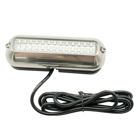 Blue Waterproof LED Underwater Light for Boat with 39 LEDs and ...