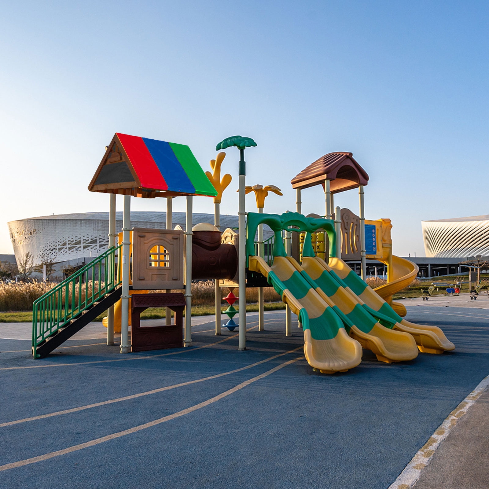 HOMEMAXS Waterproof Sunscreen Canopy Playground Tarp Heavy Duty Child ...