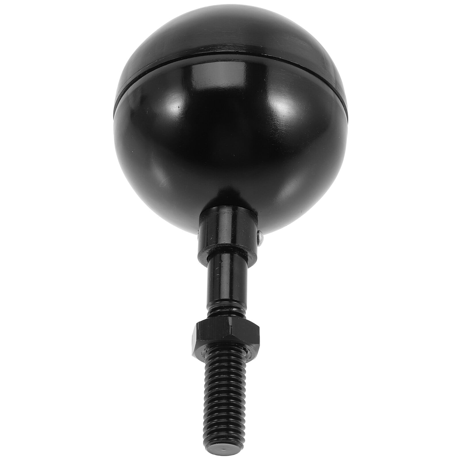 HOMEMAXS Weatherproof Flagpole Ball Sports Flags Holder Garden Black ...