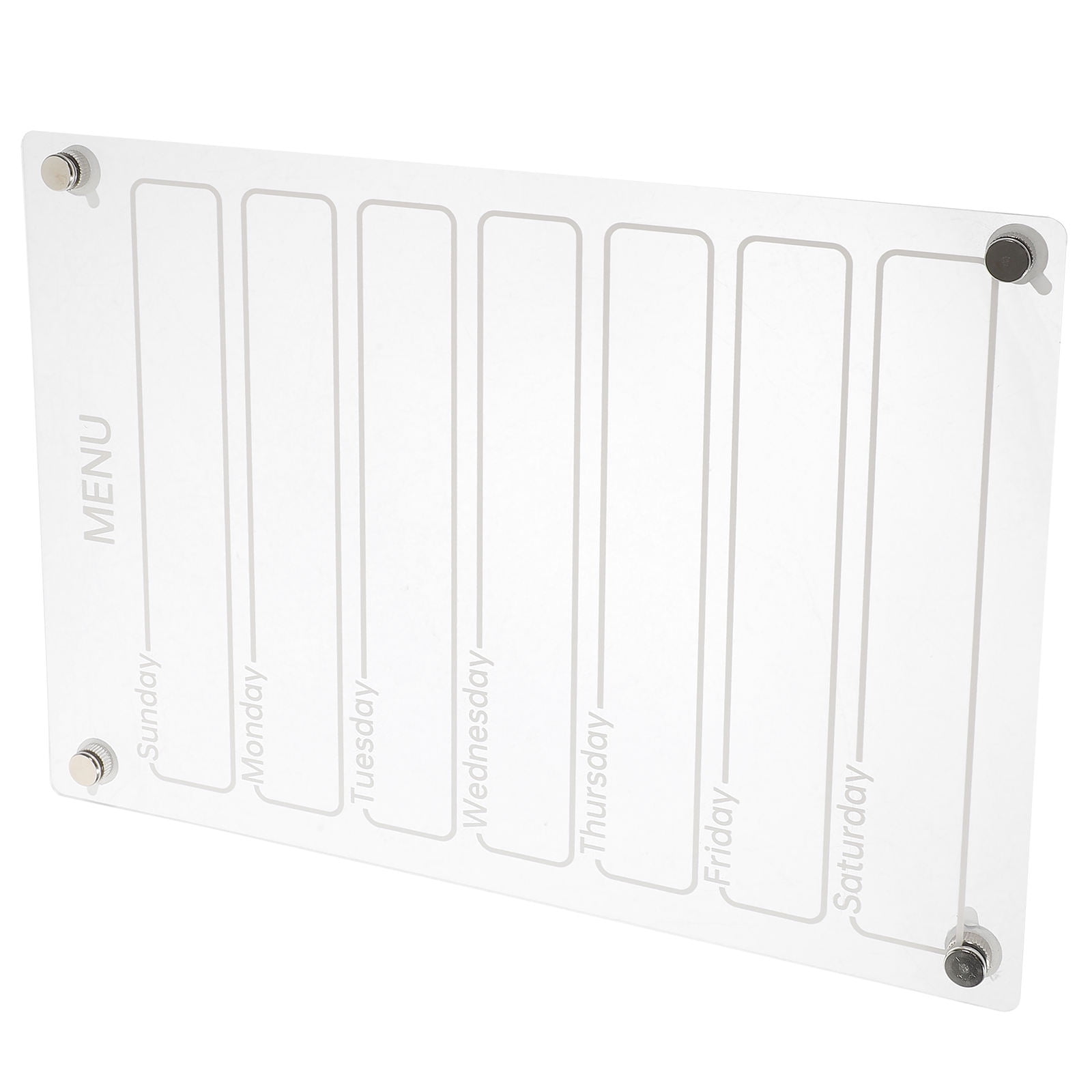 HOMEMAXS Weekly Schedule Board Refrigerator Message Erasable Notepad ...