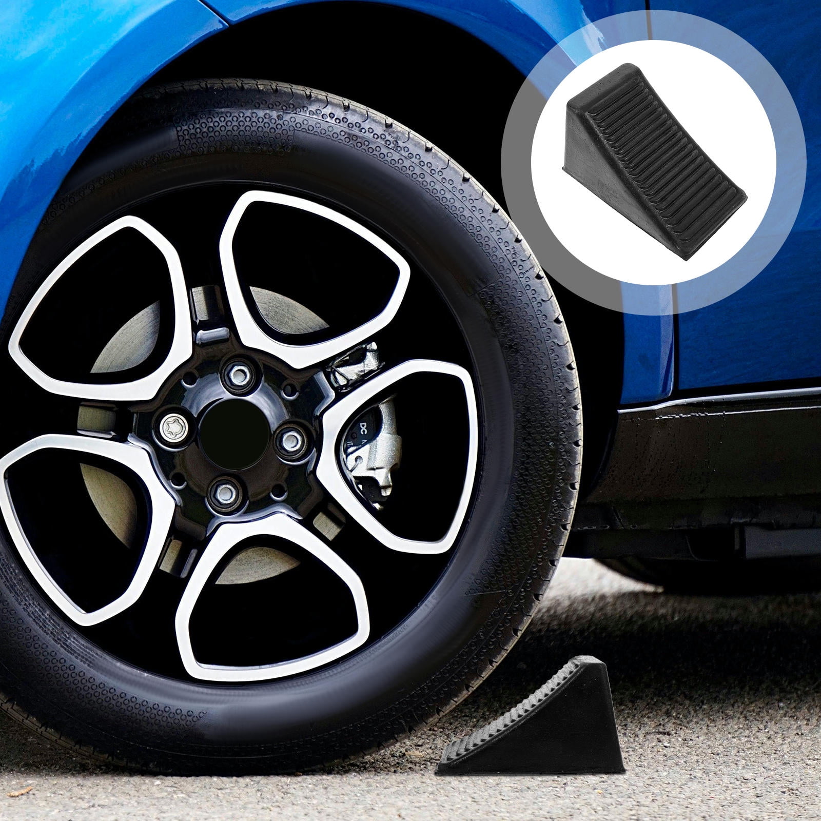 HOMEMAXS Wheel Chock Car Chock Heavy Duty Wheel Chock Rv Wheel ...