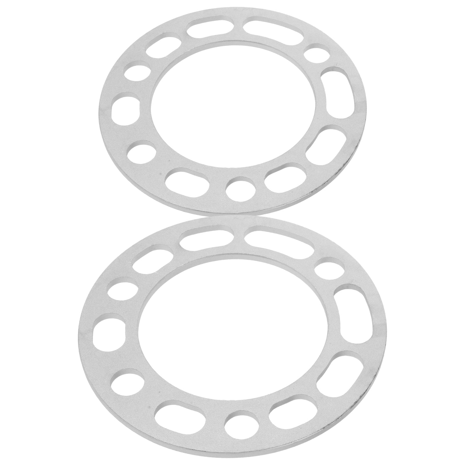 HOMEMAXS Wheel Hub Spacer for Car Use Aluminum Alloy 2pcs Silver ...