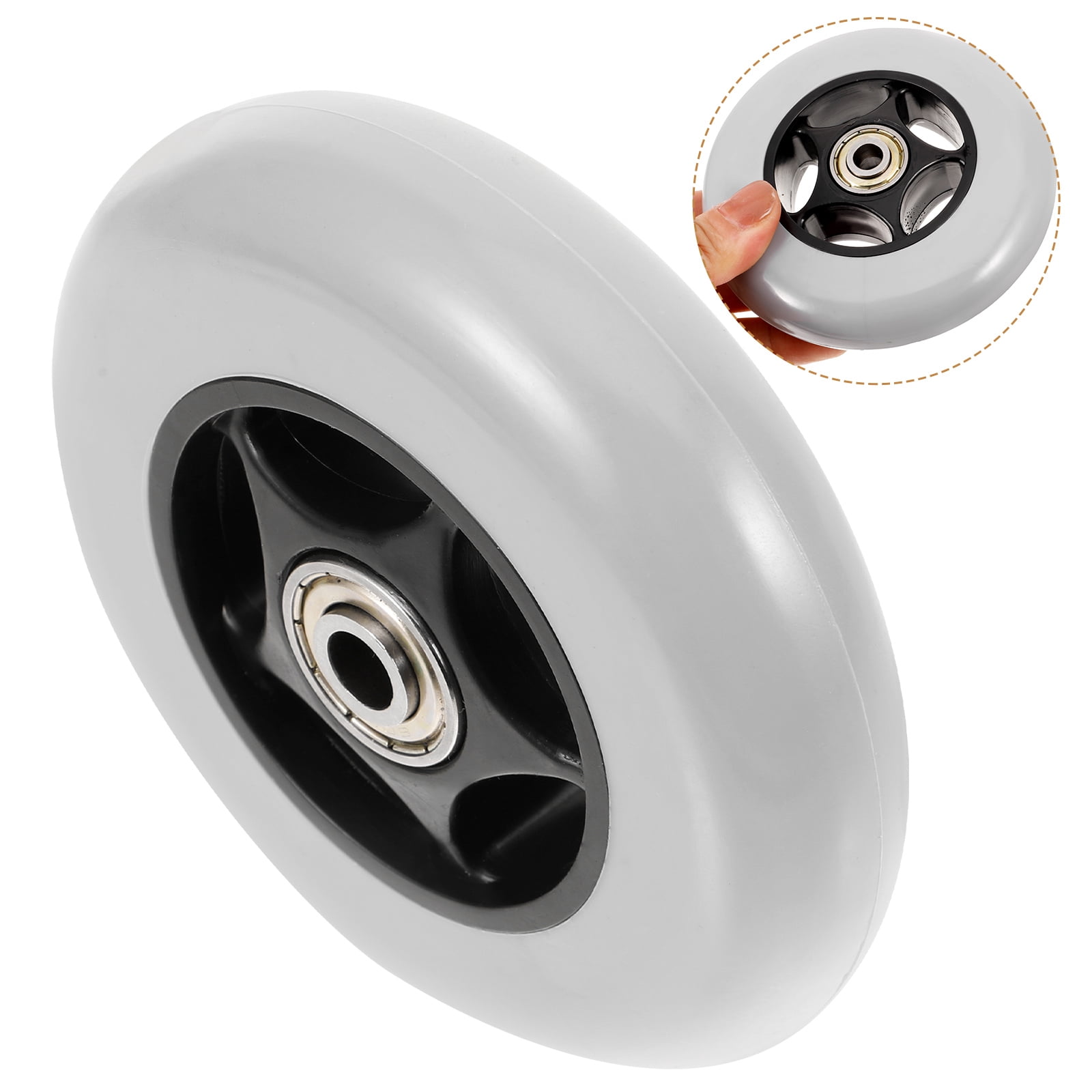 HOMEMAXS Wheelchair Wheel Small Front Wheel Universal Wheel Replacement ...