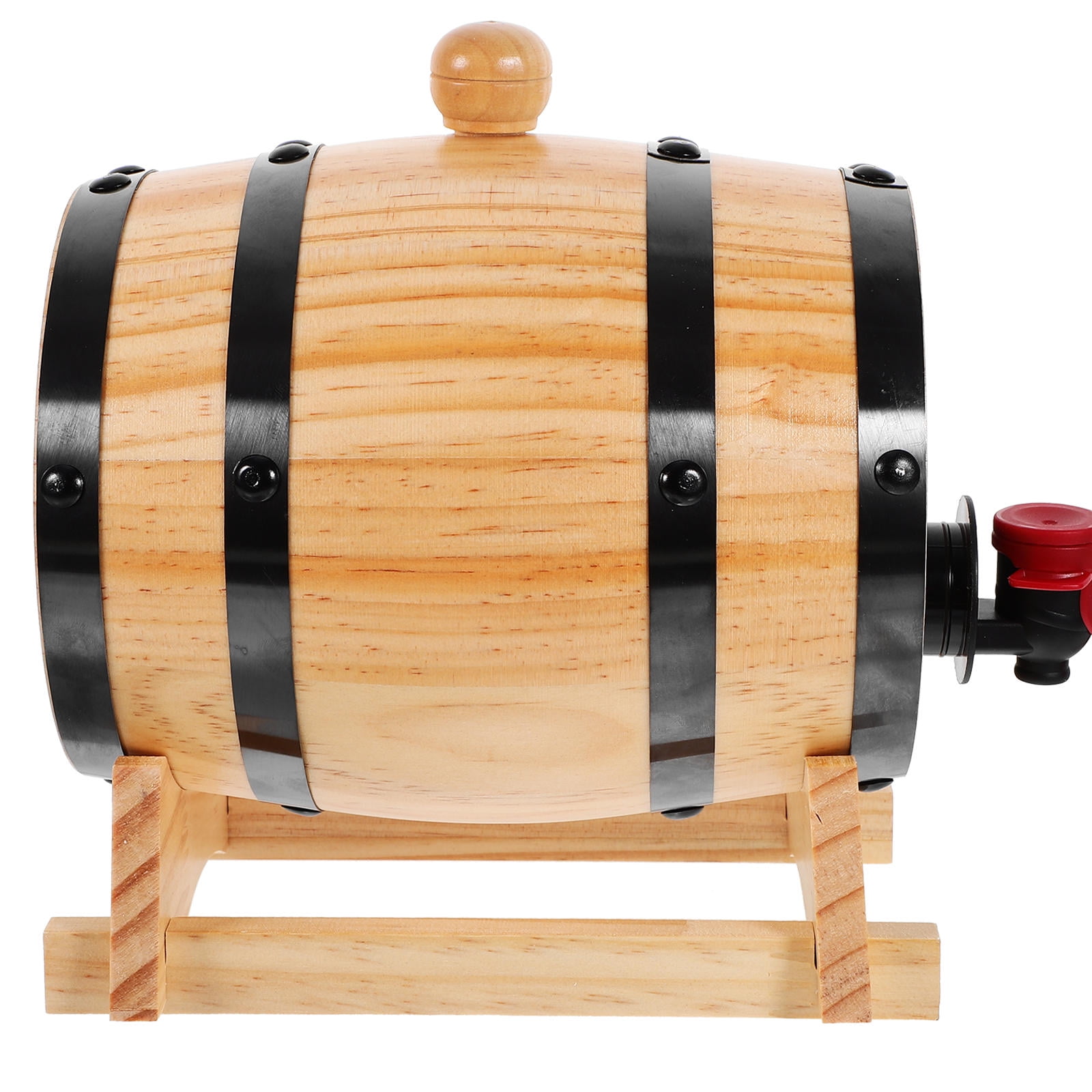 Minkissy Wooden Barrel Retro Style For Restaurant Use 1 Set 8.3x7.1x5.1in - Walmart.com