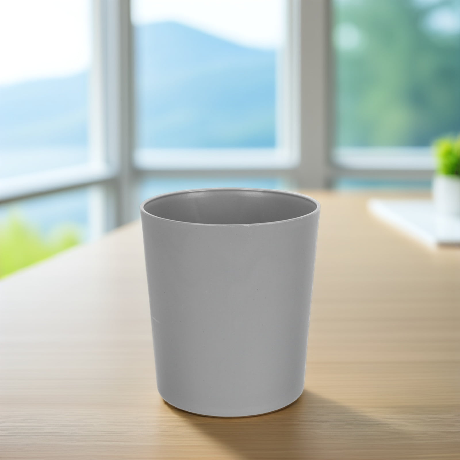 HOMEMAXS White ABS Plastic Flower Pots for Gardening Lightweight and ...