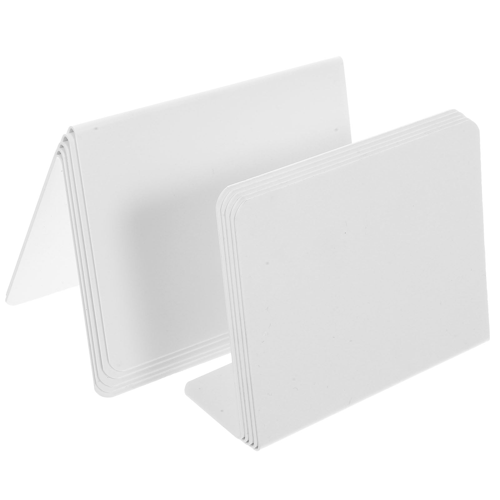 HOMEMAXS White Acrylic Display Stand for Table Numbers Gold Perfect for ...