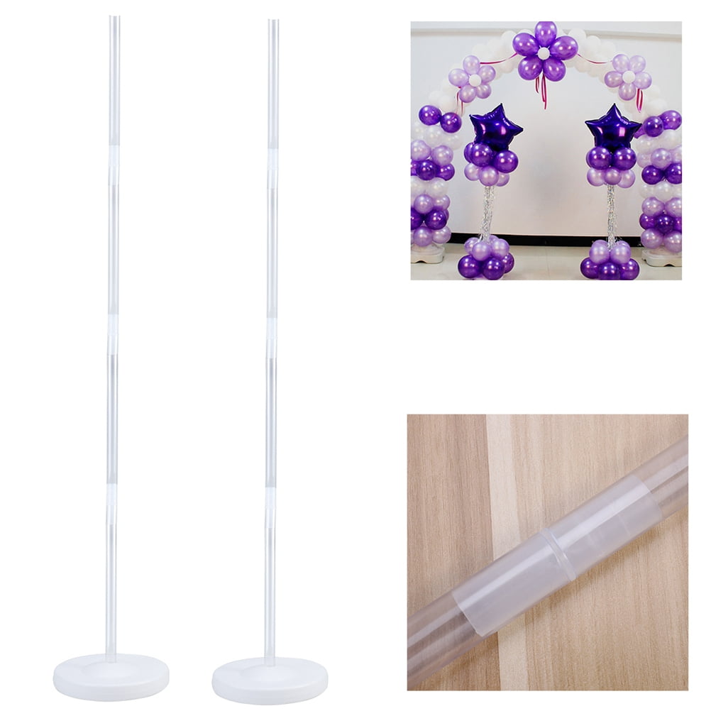 HOMEMAXS White Balloon Arch Kit with Water Fillable Base Easy Assembly ...