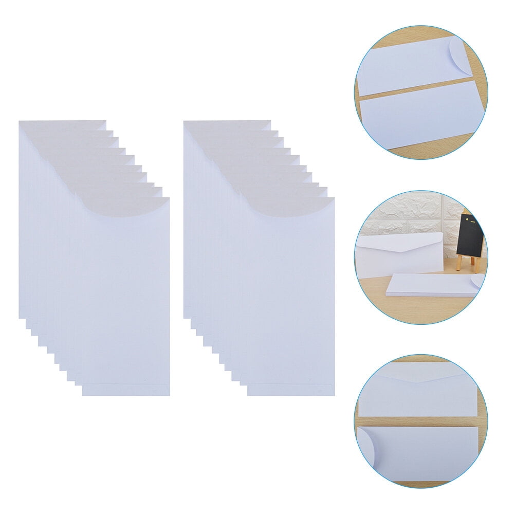 HOMEMAXS White Blank envelopes for Storage Made of Premium Paper ...