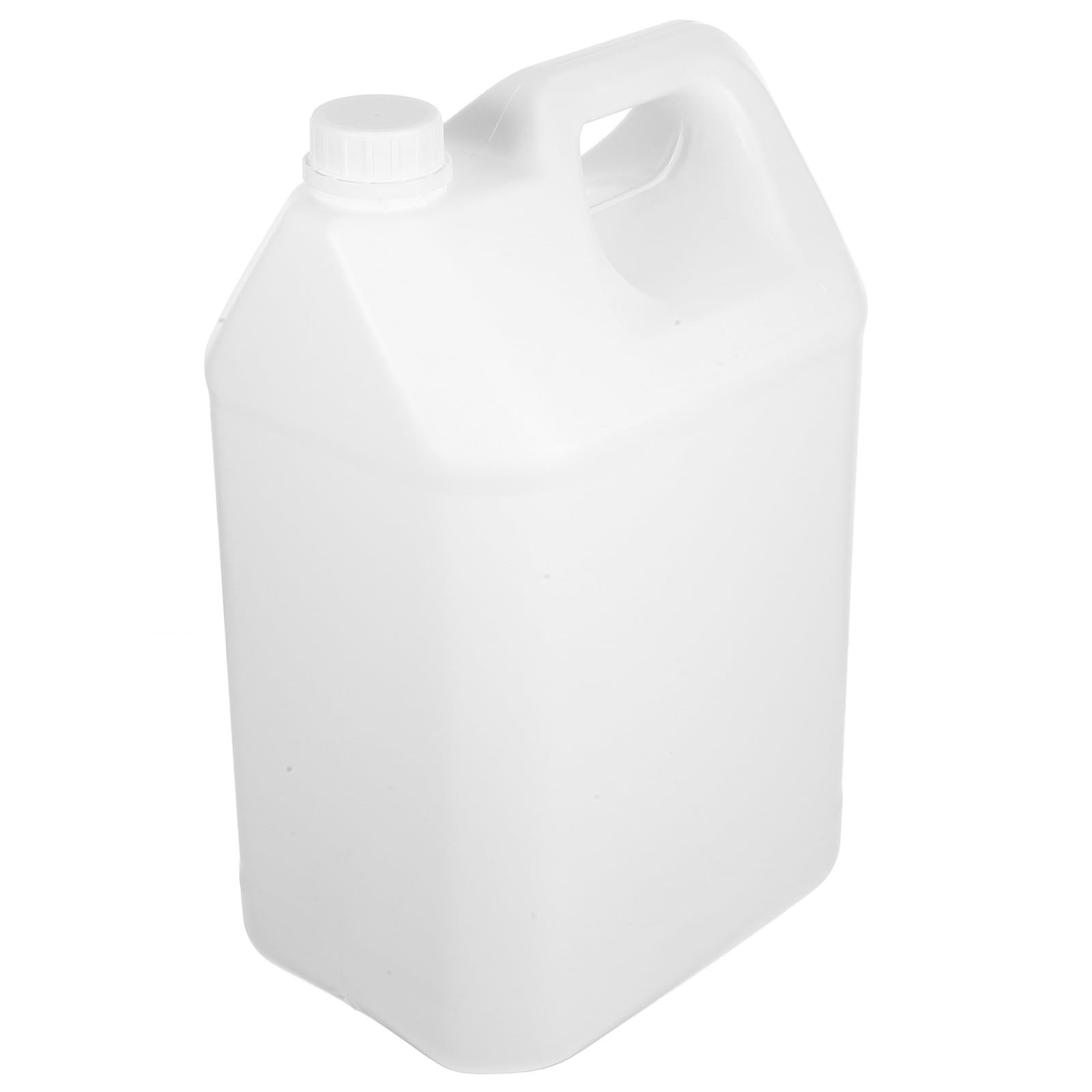 HOMEMAXS White HDPE Storage Bottle with Lid for Safe Liquid Containment ...