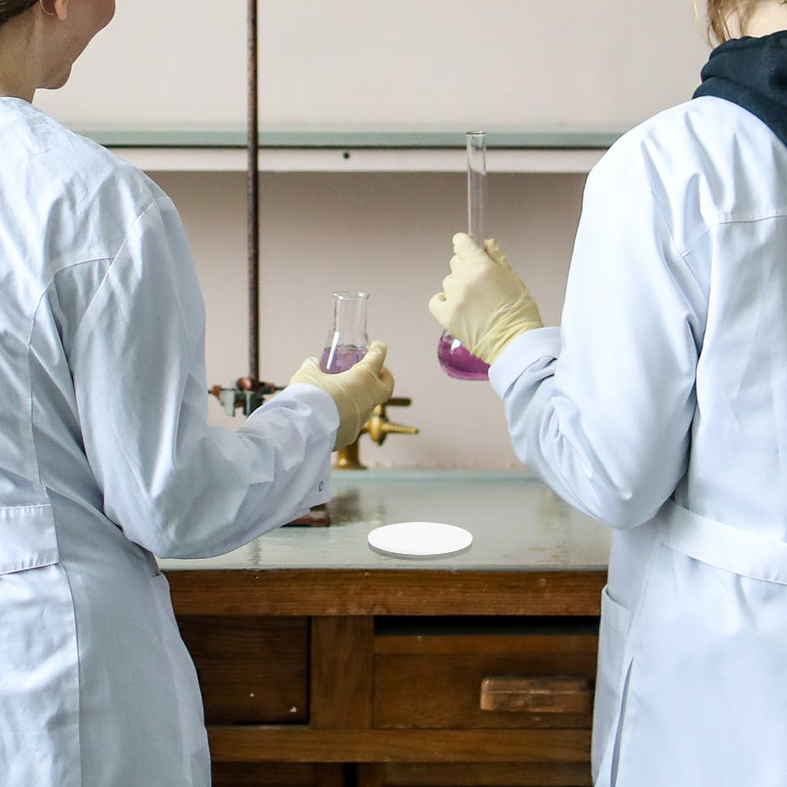 HOMEMAXS White PTFE Petri Dish for Laboratory Use with High Temperature ...