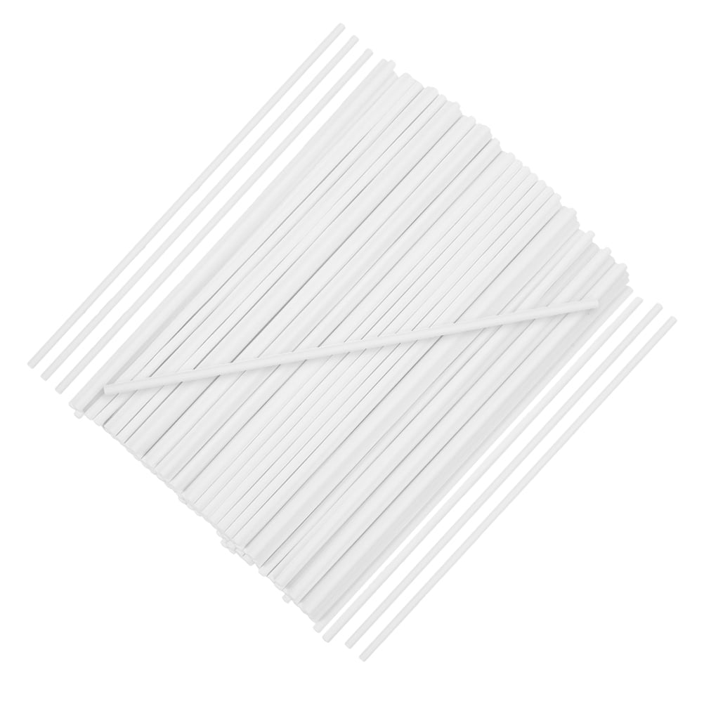 White Paper Candy Sticks for DIY Treats and Cake Pops 15cm - Walmart.com