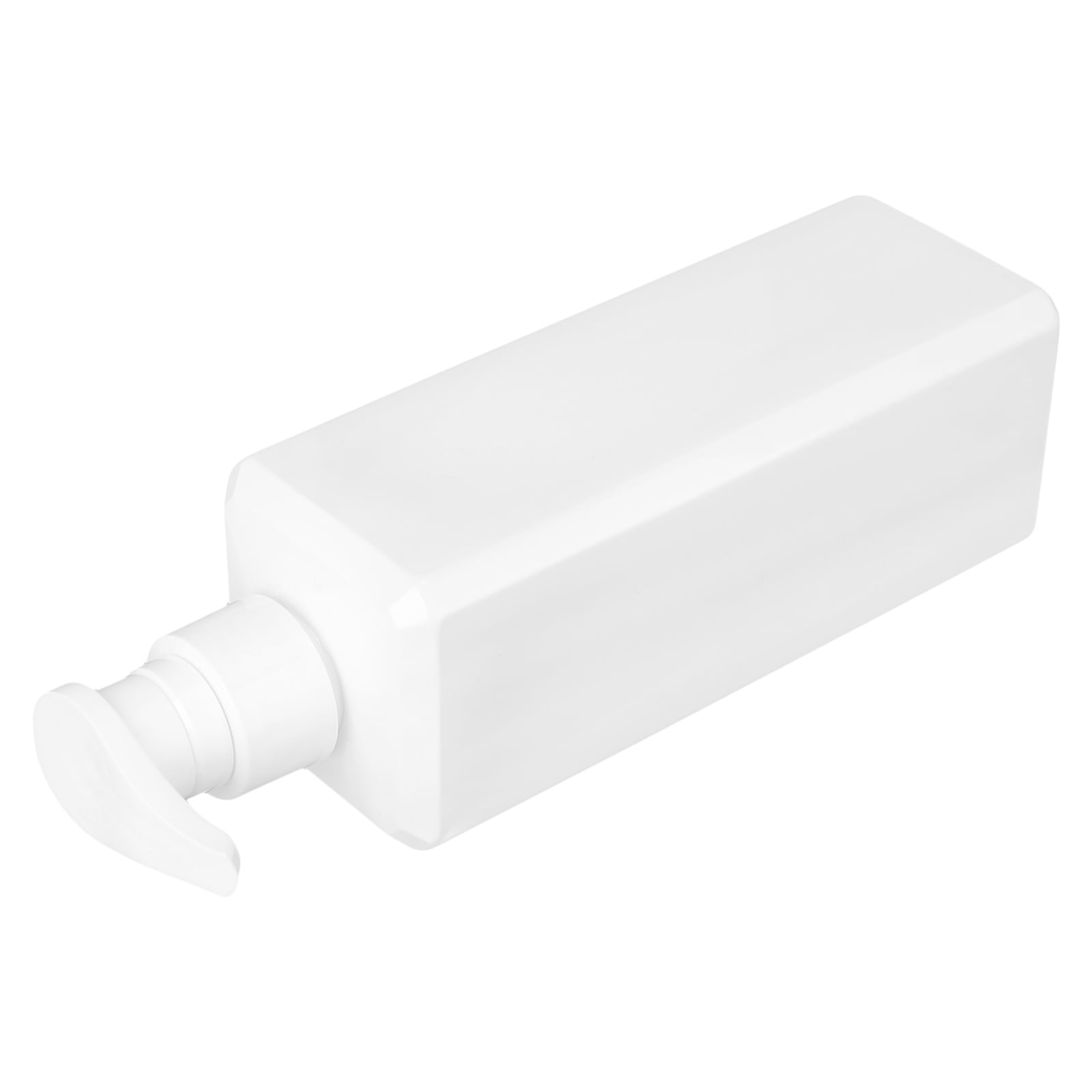 HOMEMAXS White Plastic Shower Gel Dispenser with Press Pump Design for ...