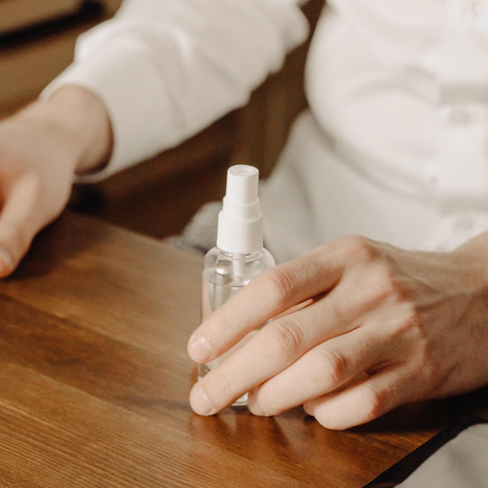 HOMEMAXS White Plastic Spray Bottle Nozzle with Fine Mist Pump Design ...