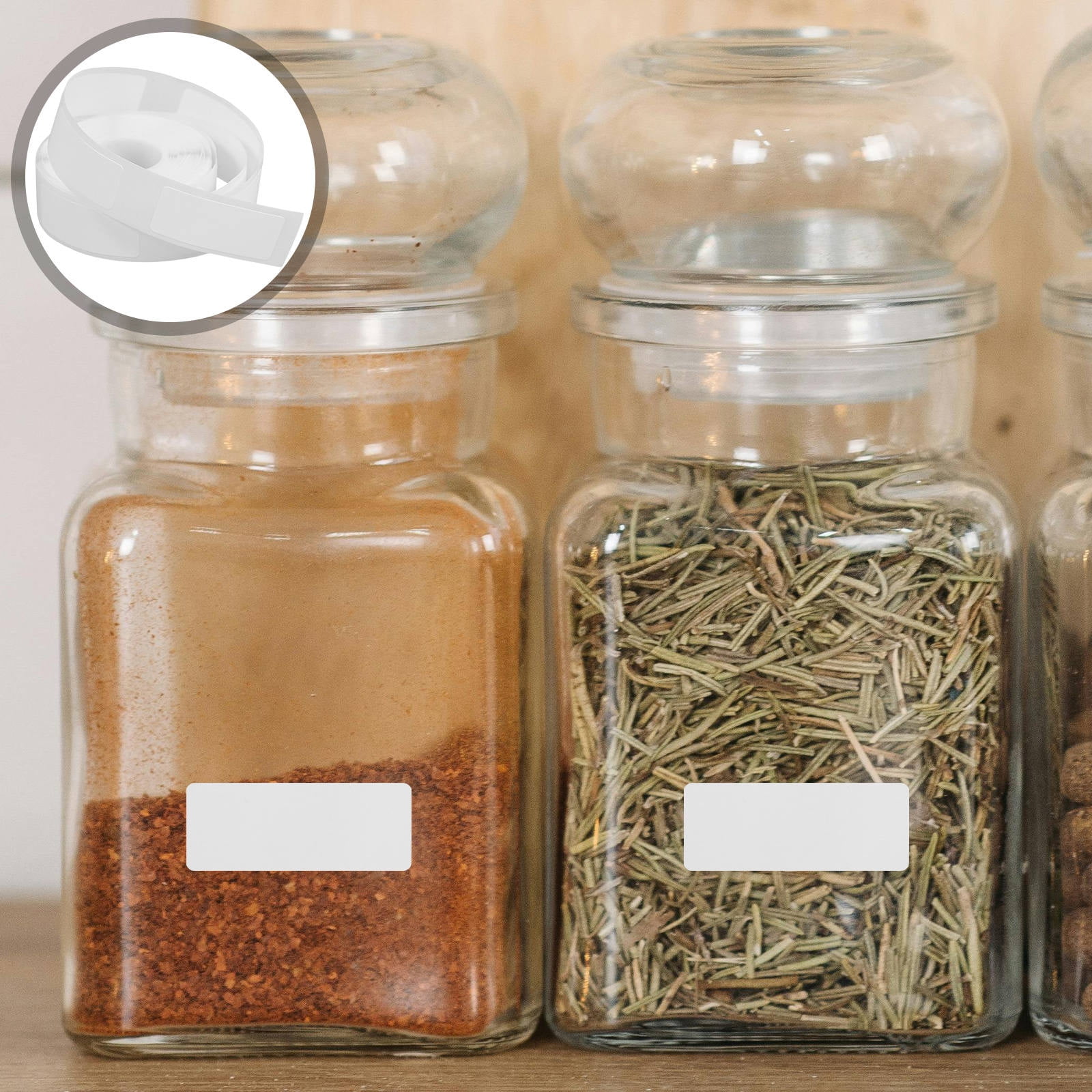 HOMEMAXS White Self Adhesive Blank Labels for Printing and Customizing ...