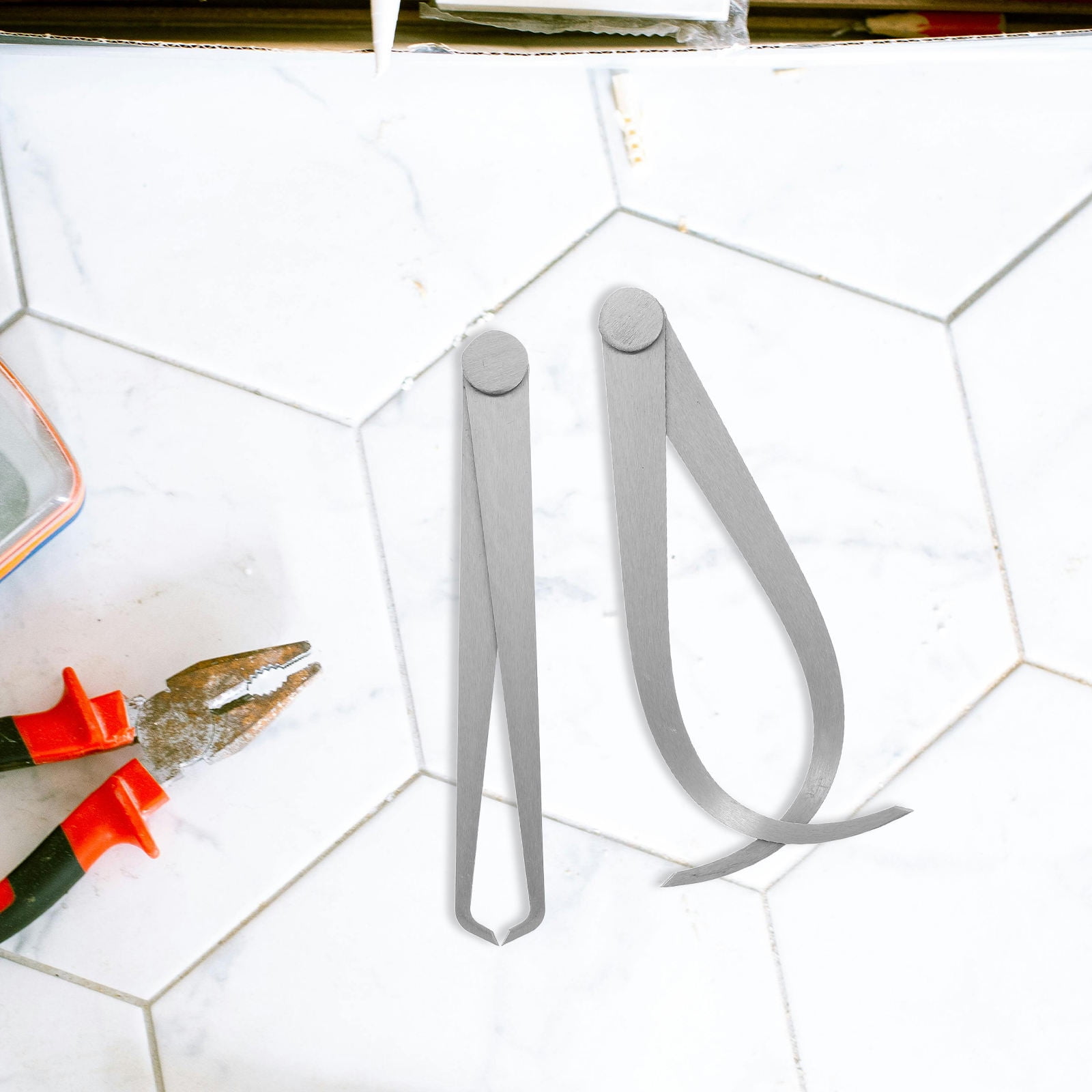 HOMEMAXS White Steel Calipers for Measuring High Precision Accurate ...