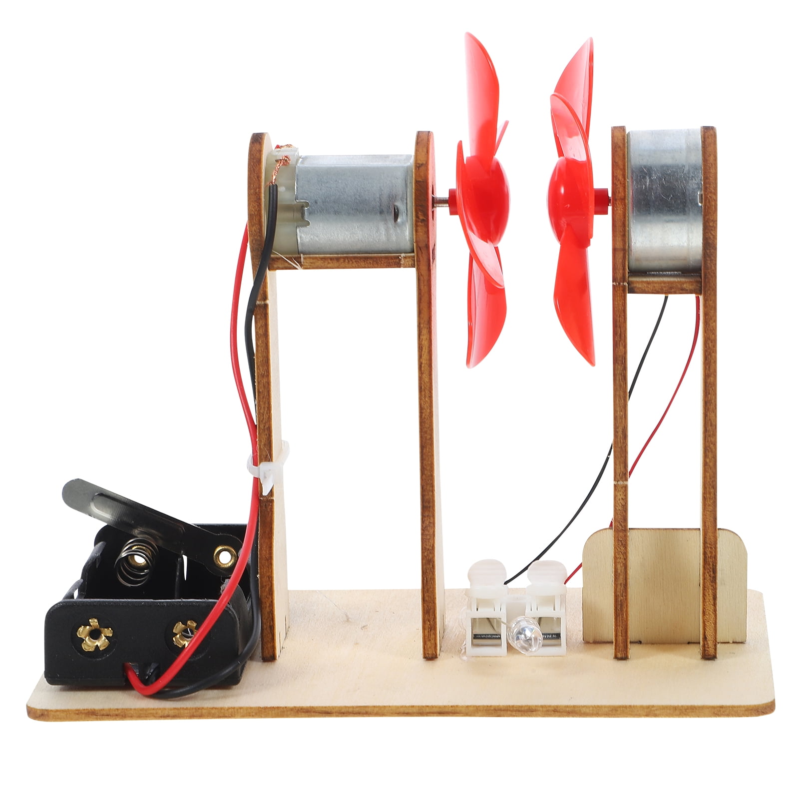 HOMEMAXS Wind Turbines Generators Motor Toys Hand Crank Power Mini ...