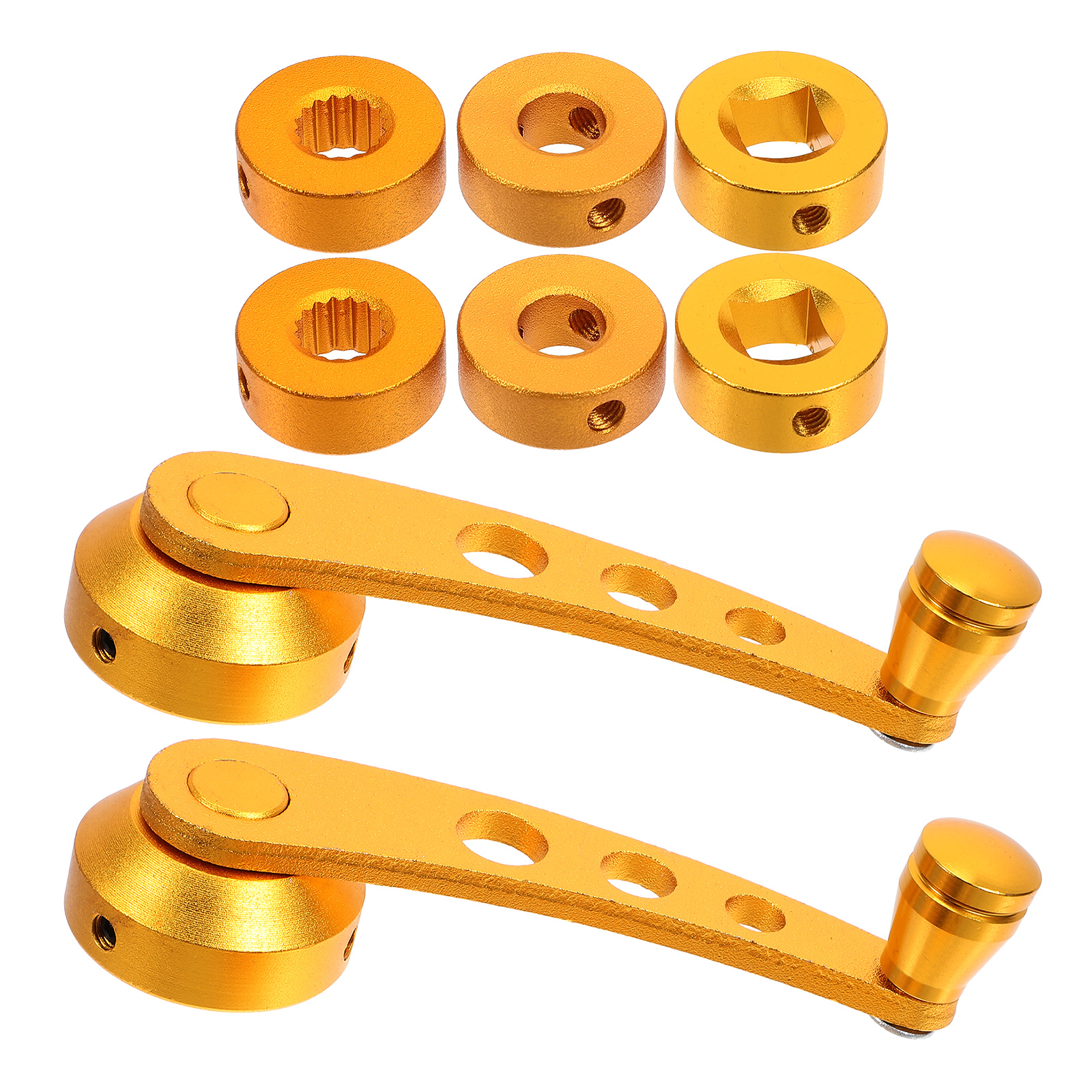 HOMEMAXS Window Handle Replacement Car Accessories Crank Opener Golden ...