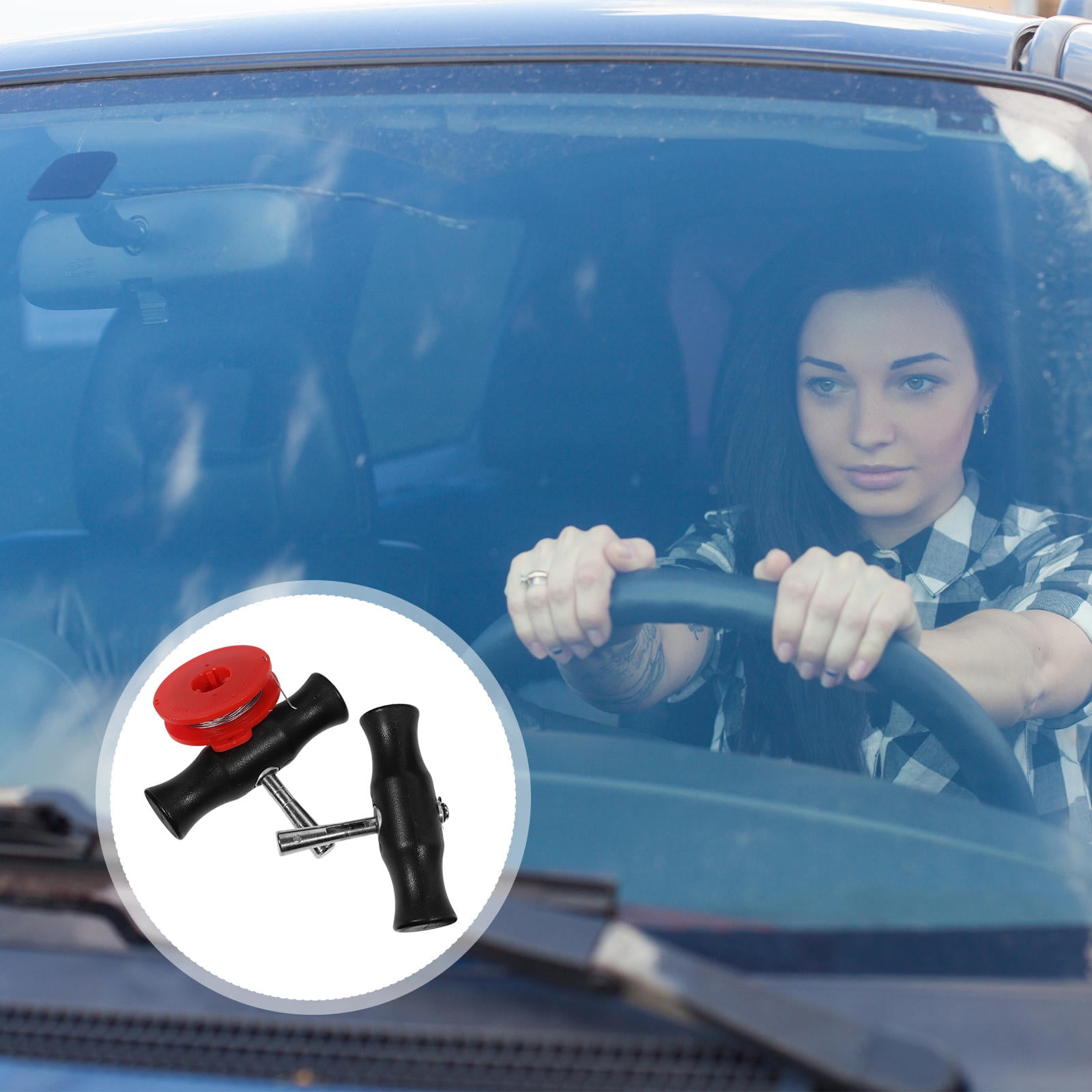 Windshield Removal Tool Kit for Car Use Durable Metal and Plastic ...