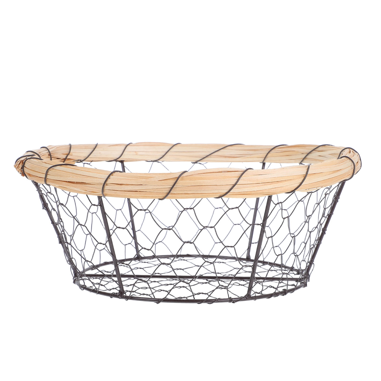 HOMEMAXS Wire Egg Storage Basket 25cm Gathering Fresh Eggs Collecting ...