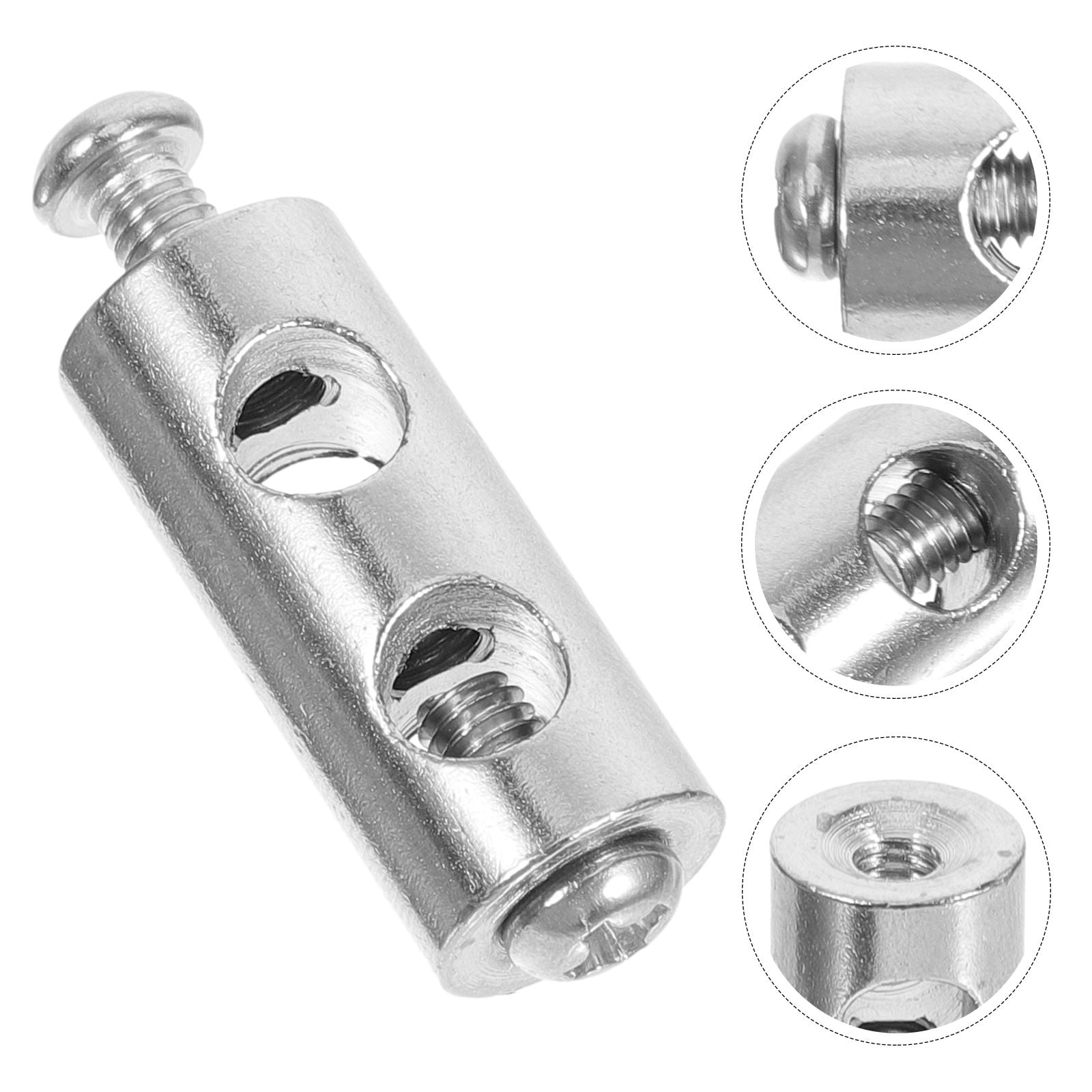 HOMEMAXS Wire Rope Clamp Double Holes Stainless Steel Wire Fastener For ...