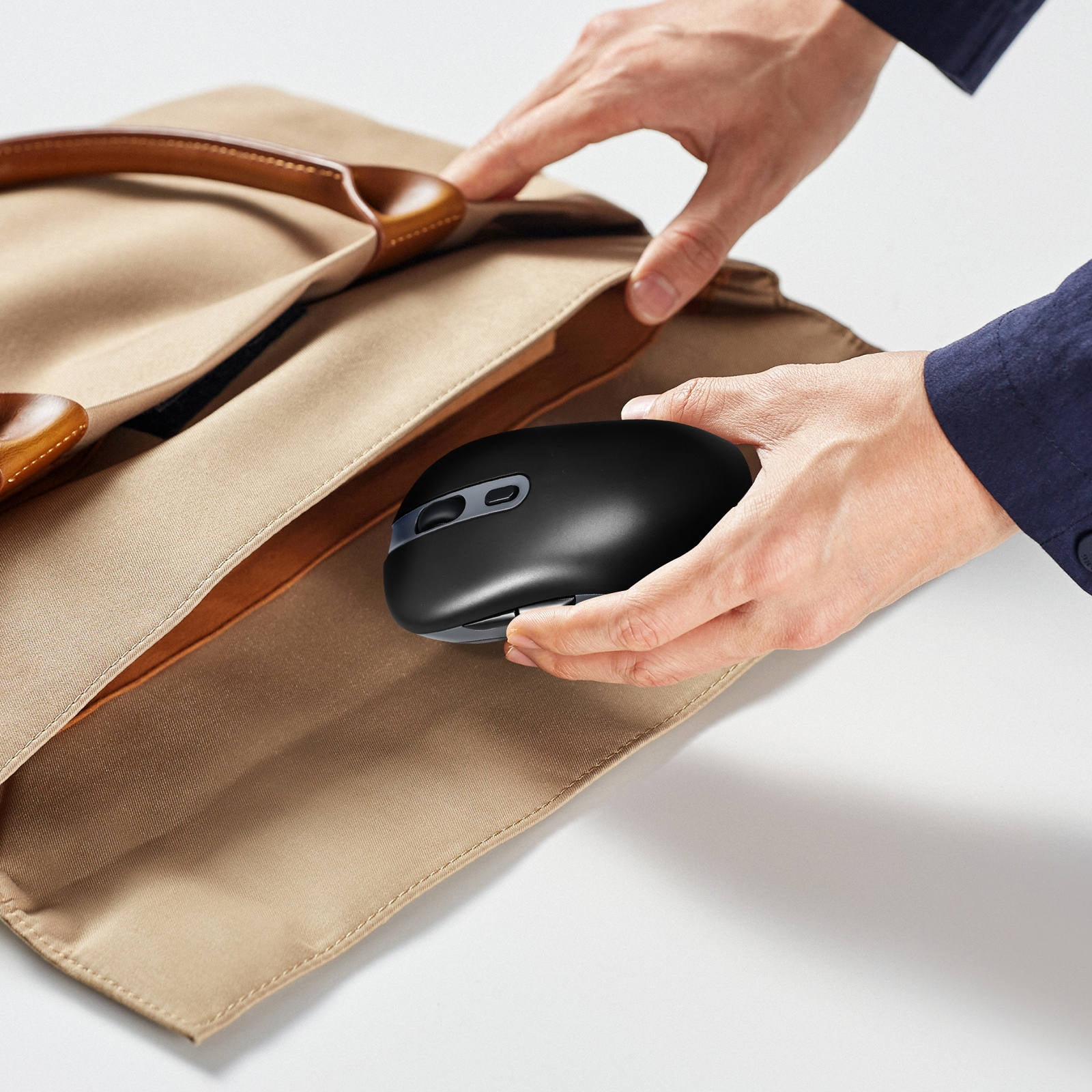 HOMEMAXS Wireless Mouse Rechargeable Mouse Laptop Mouse Portable ...