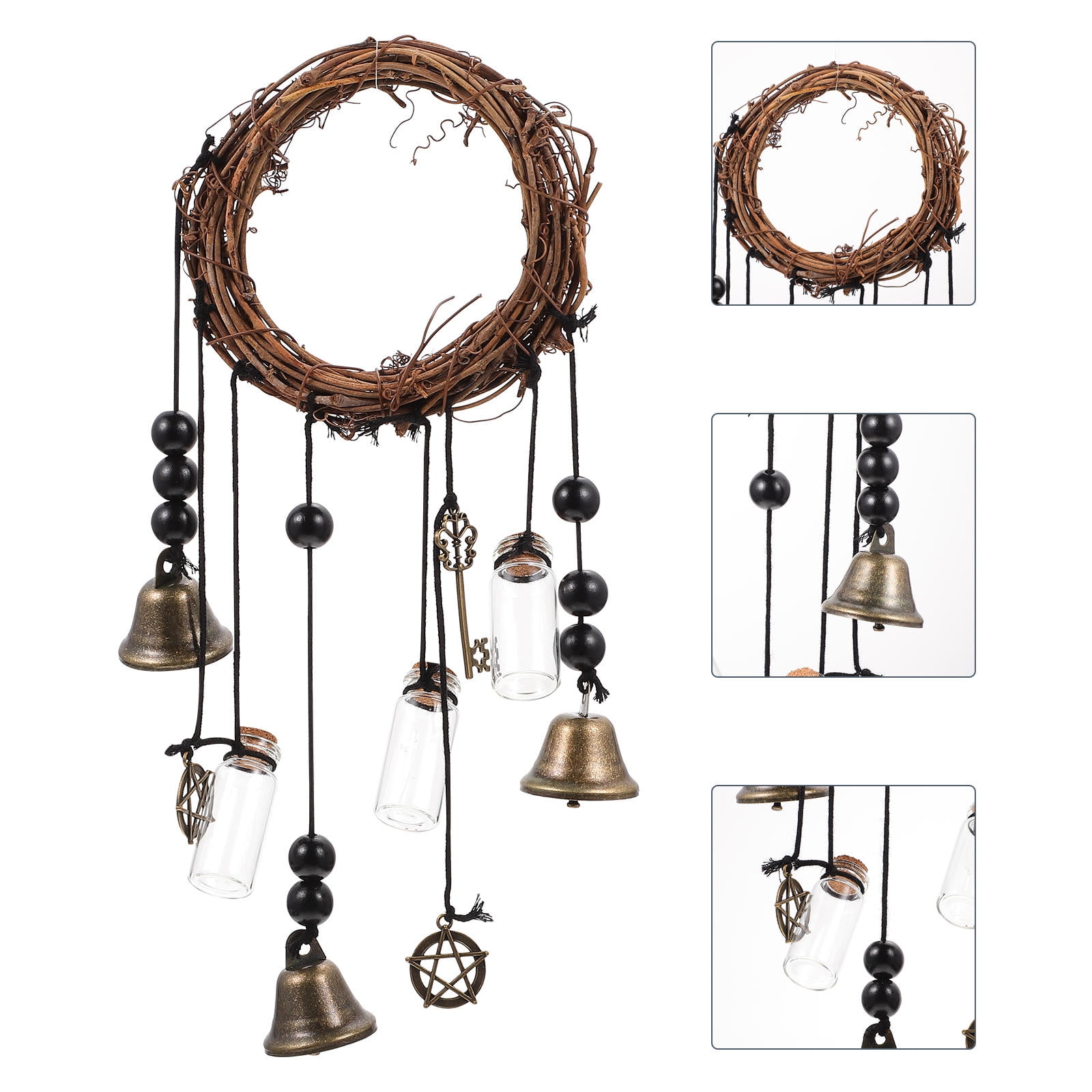 HOMEMAXS Witch Wedding Decorative Wind Chime Room Door Wind Chime Miss ...