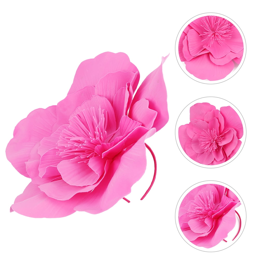 HOMEMAXS Women Fascinator 1920s Headpiece Large Flower Flapper ...