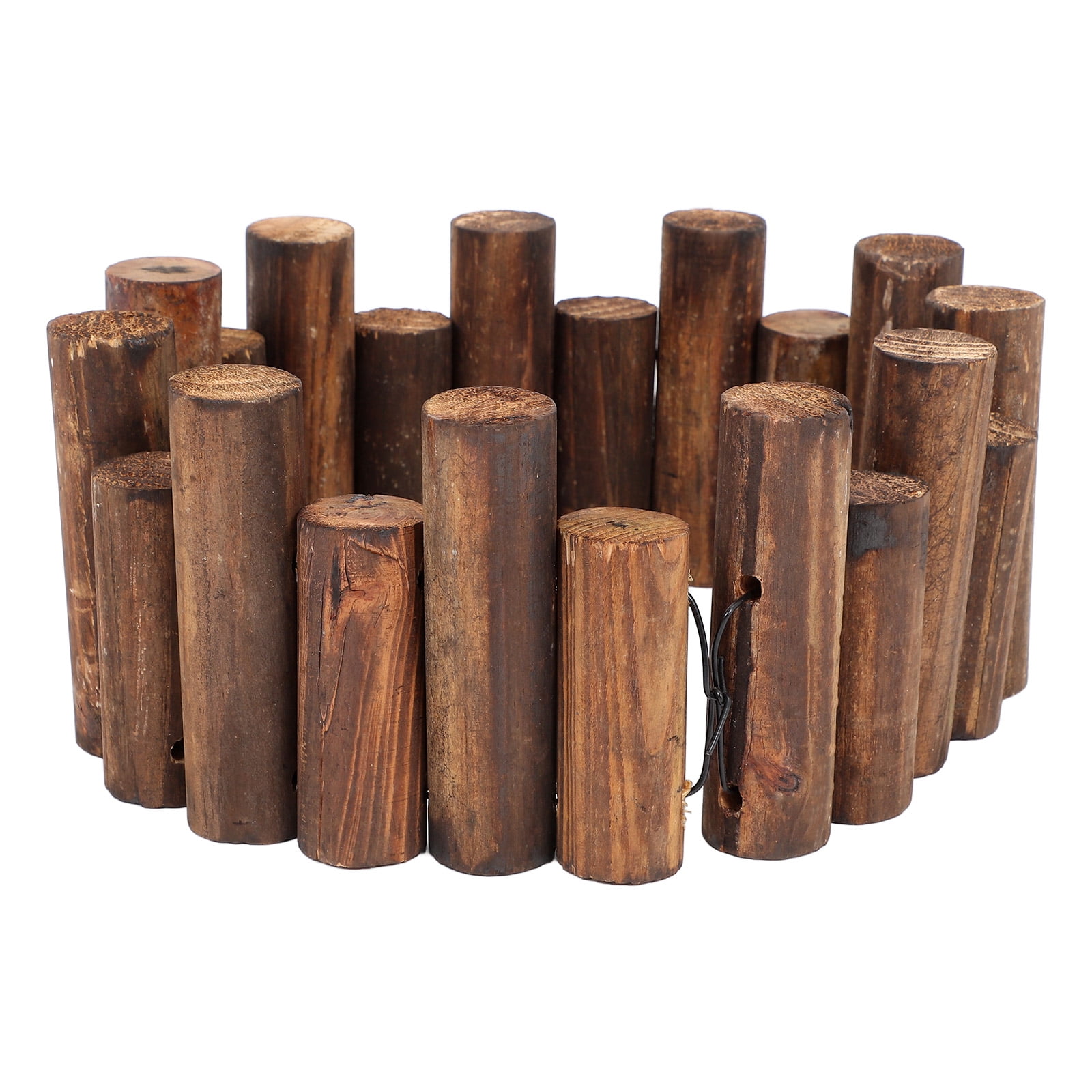 HOMEMAXS Wood Garden Edging Border, Decorative Landscape Edging For ...
