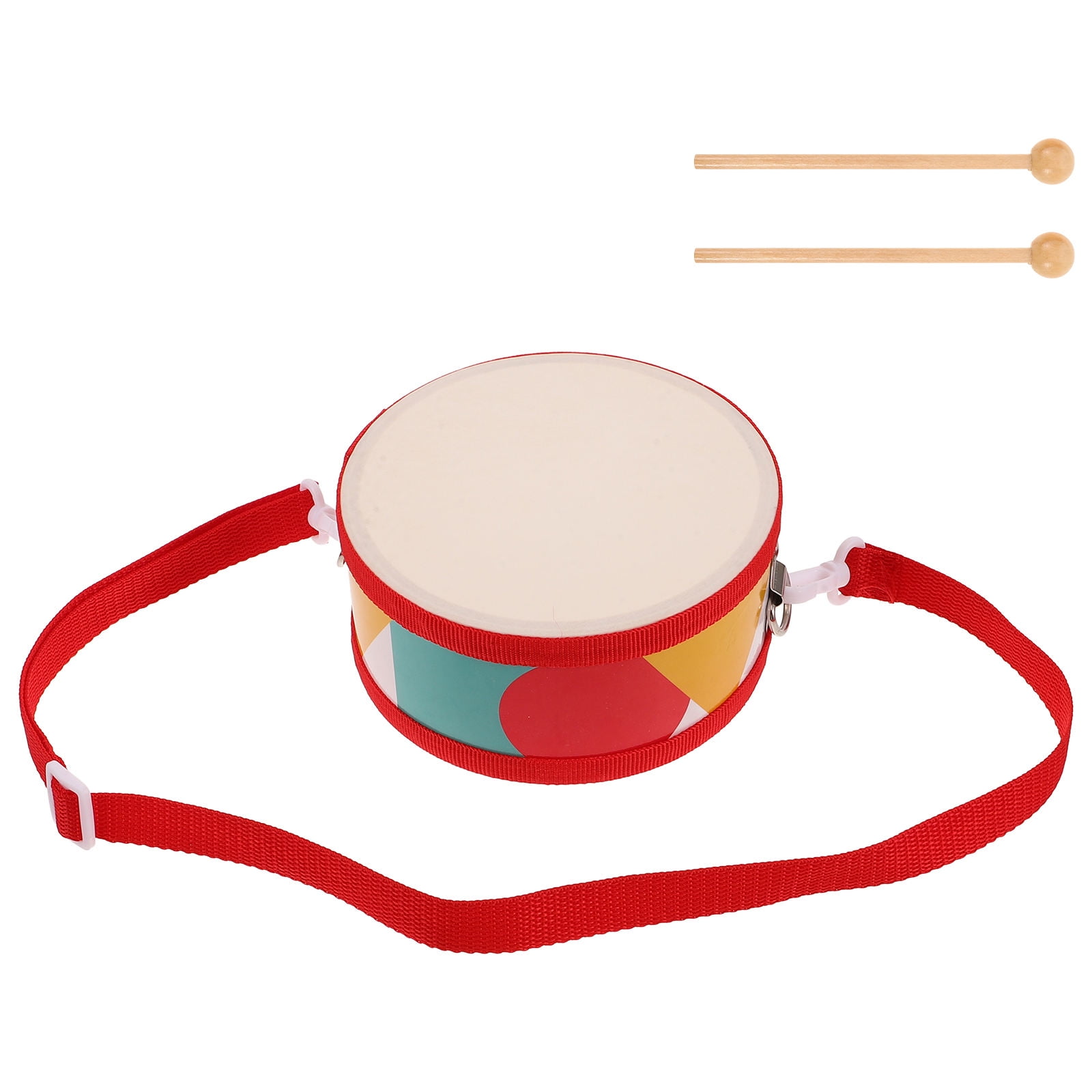 HOMEMAXS Wood Hand Drum for Kids Educational Toy with Sticks for Daily ...