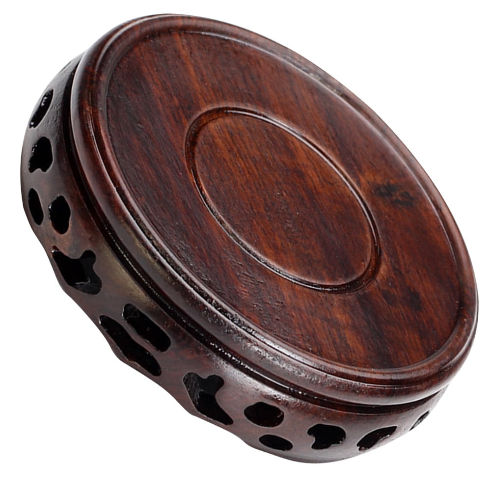 HOMEMAXS Wood Mini Display Stand Teapot Pedestal Stand Display Base ...