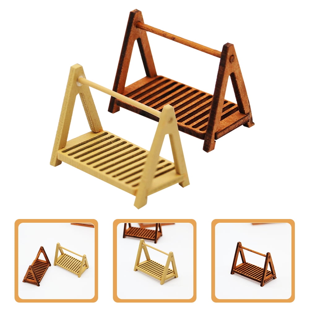 HOMEMAXS Wood Mini House Decor for Decoration Assorted Color Great for ...