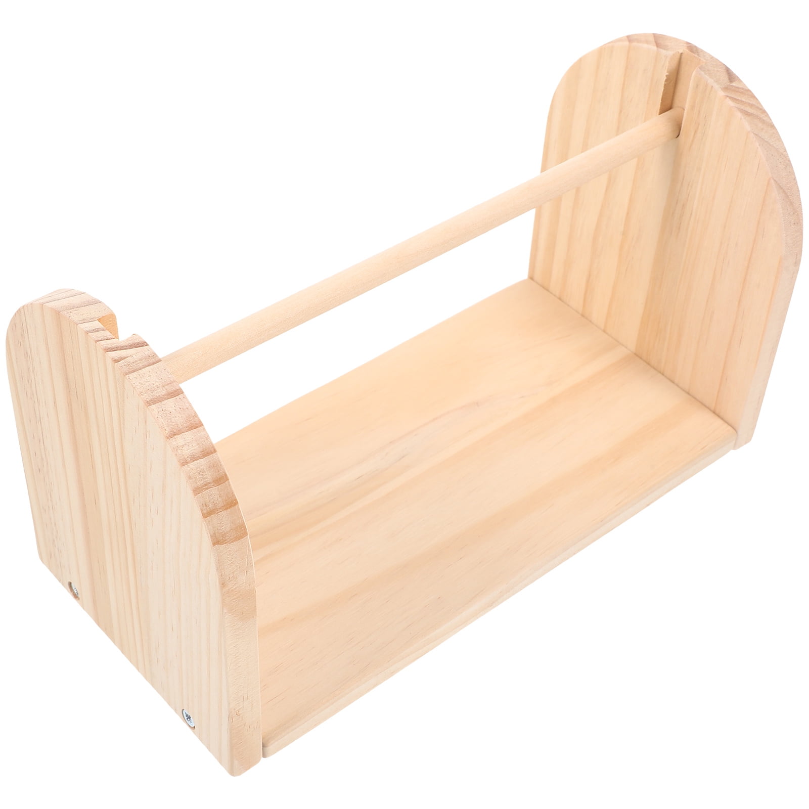 Wood Spool Holder for Storage Use Beige Color Minimalist Design Compact ...