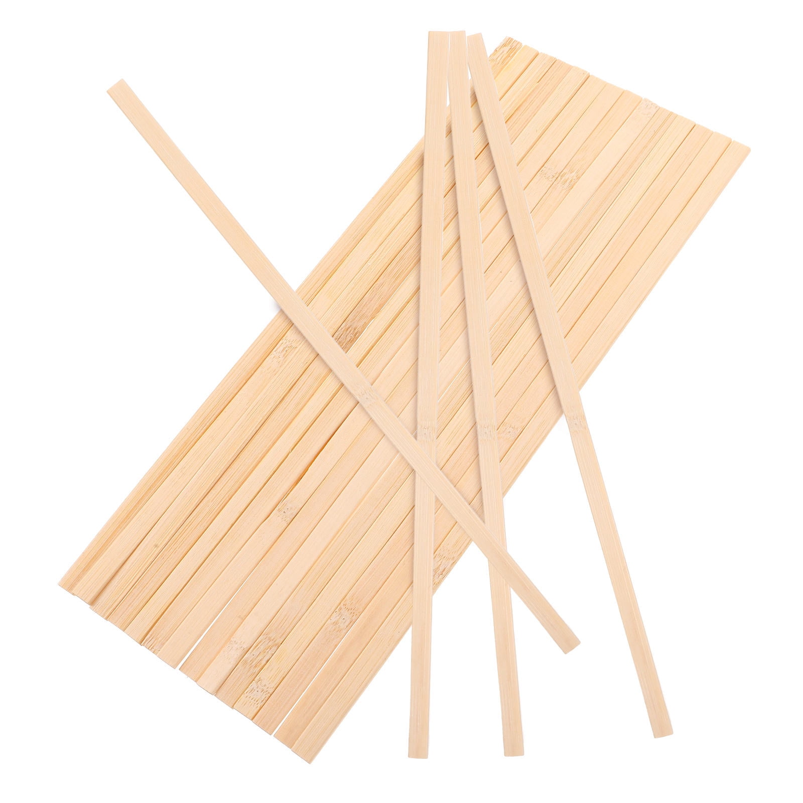 HOMEMAXS Wood Sticks for Crafting Ivory Color Versatile DIY Supplies ...