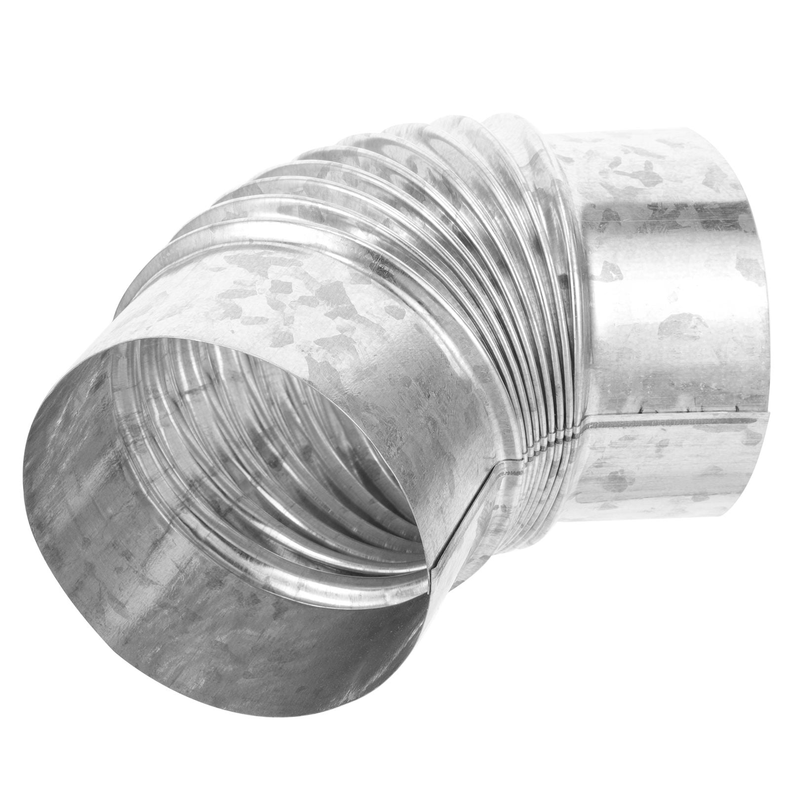 HOMEMAXS Wood Stove Exhaust Pipe Extend Spiral Duct for Home Stainless ...