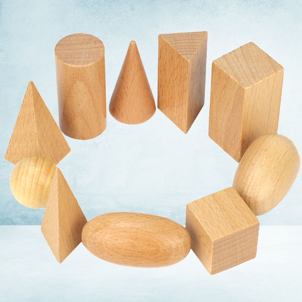 HOMEMAXS Wooden Building Block Funny Early Educational Geometric ...